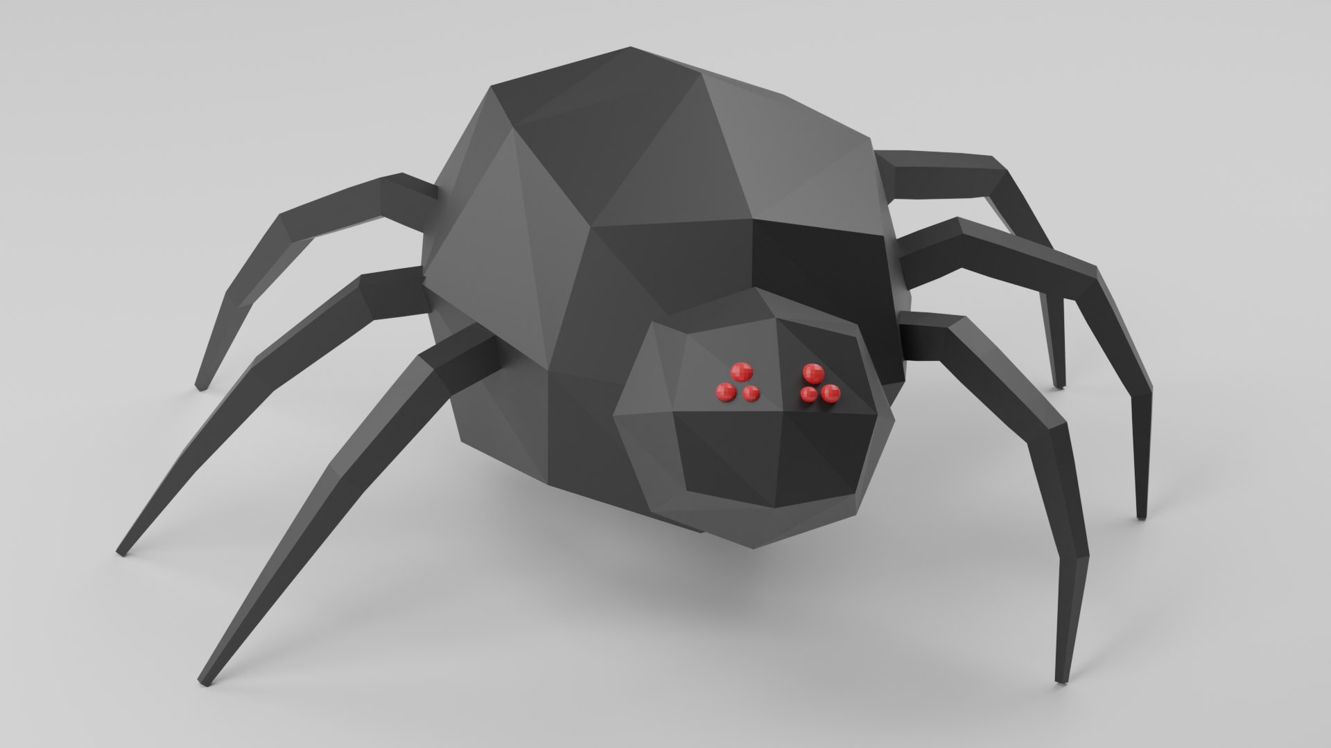 Low-Poly Rigged Spider - IK Rig 3D model - TurboSquid 2182117