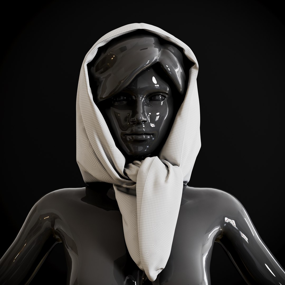 Headscarf 3D - TurboSquid 2234049