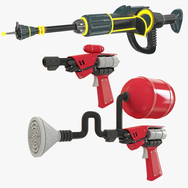 3D sci-fi gun weapon model - TurboSquid 1332665