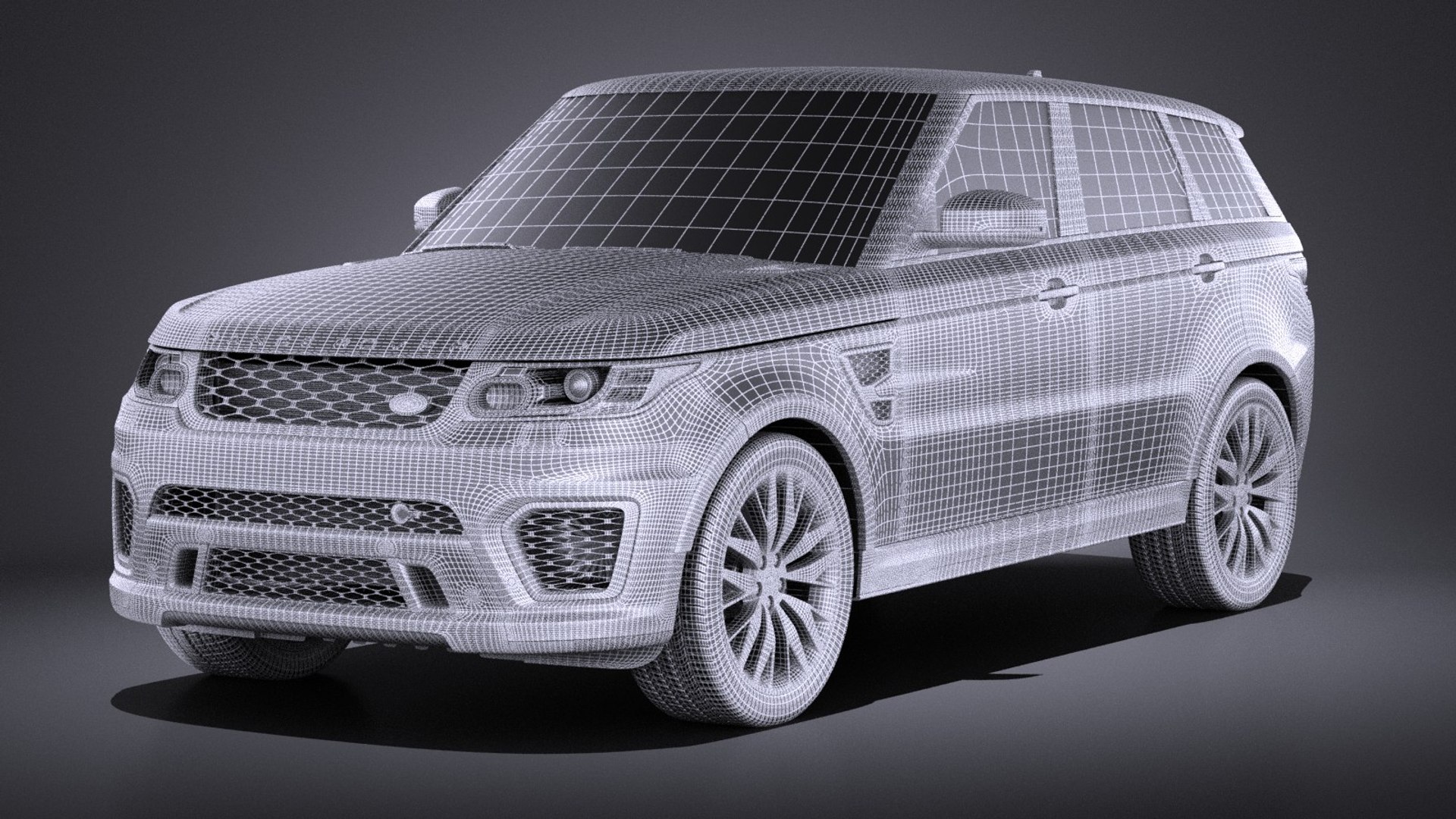 sport range rover 3d model