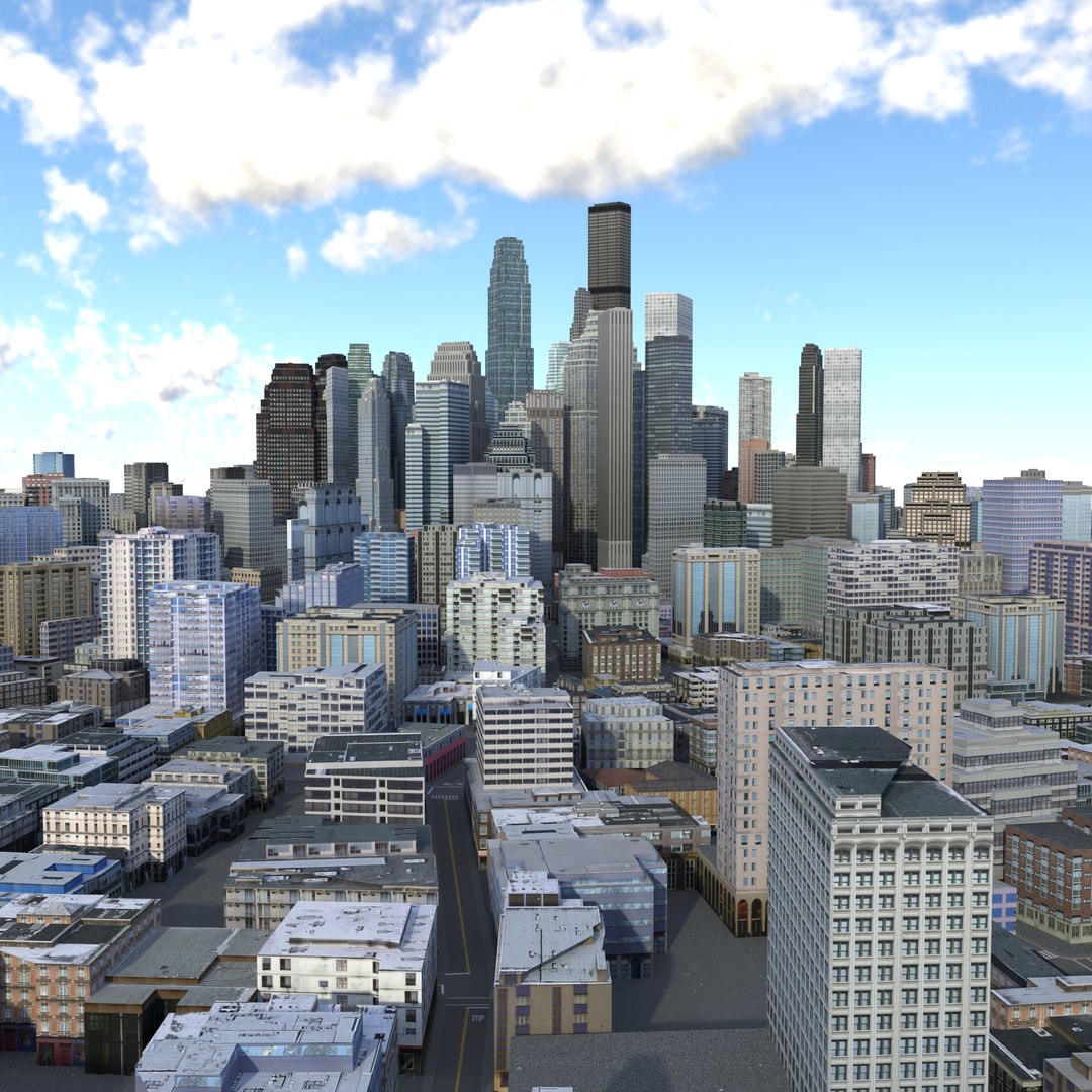 City 82 3D Model - TurboSquid 2119412