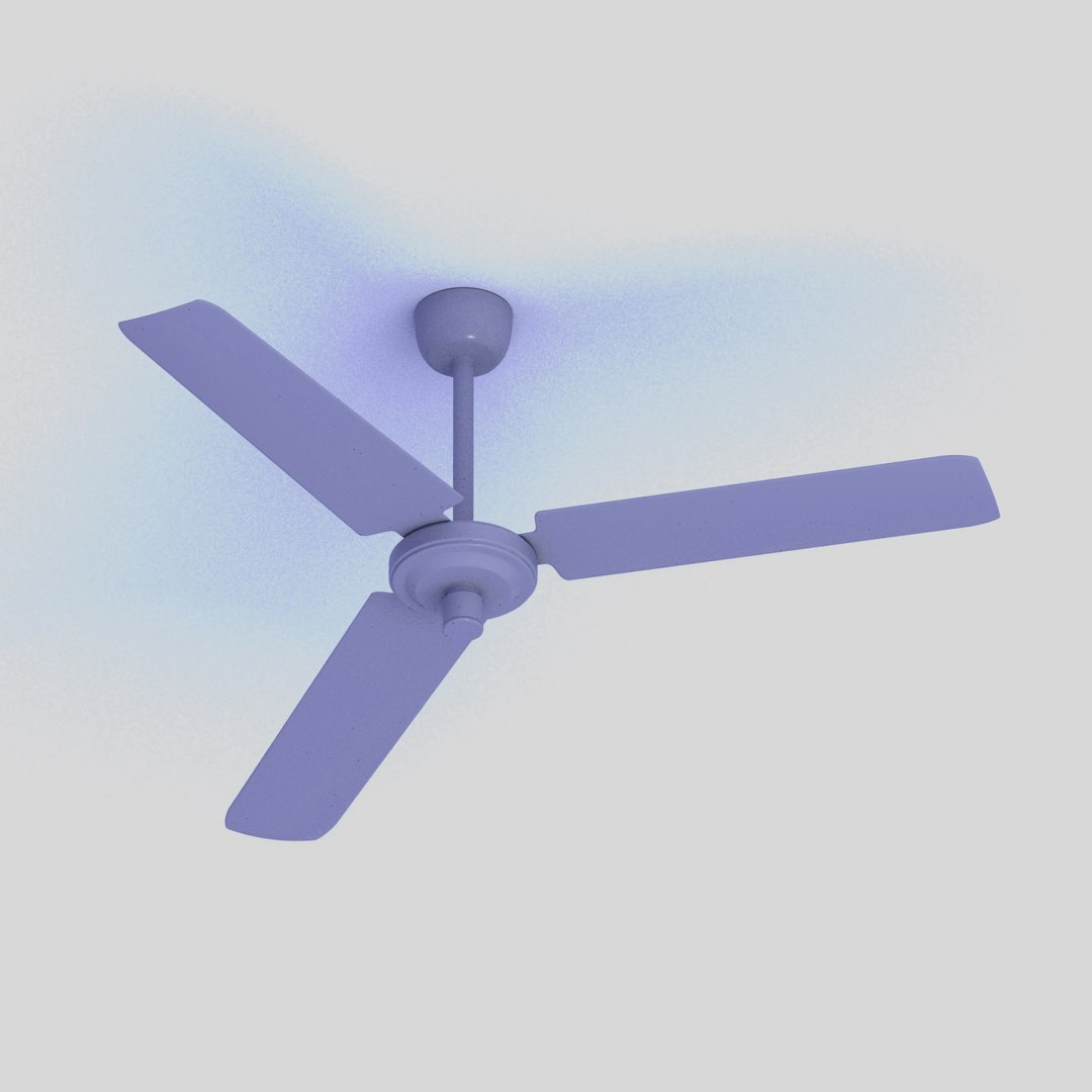 Ceiling Fan 3D Model - TurboSquid 1787462