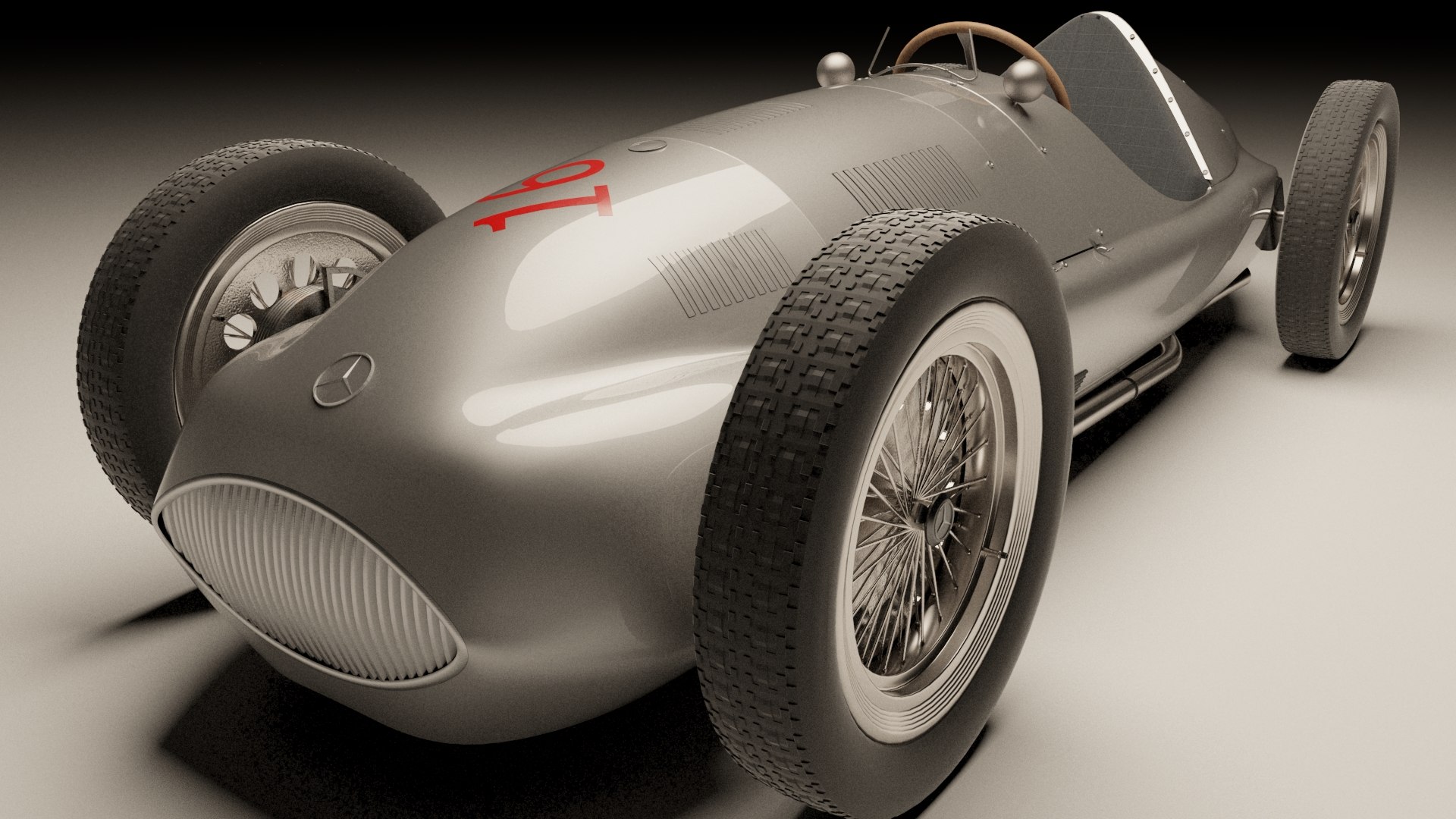 Mercedes W165 6 3D Model - TurboSquid 1546387