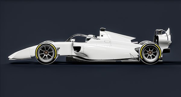 modelo 3d Maqueta de auto de carreras de Fórmula 2 Dallara F2 2024 ...