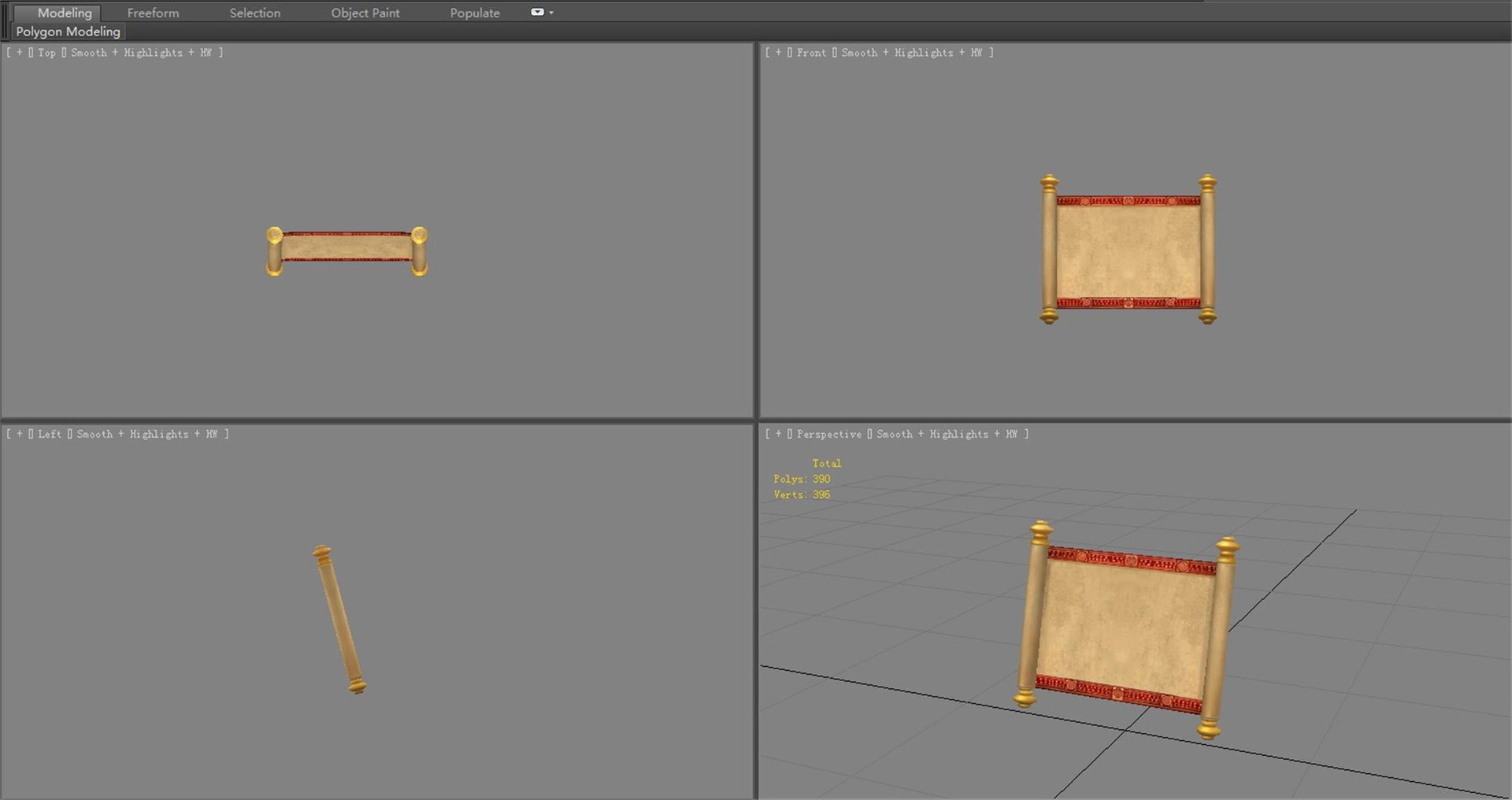 3D Ancient Scroll - The Emperor Edict Model - TurboSquid 2114628