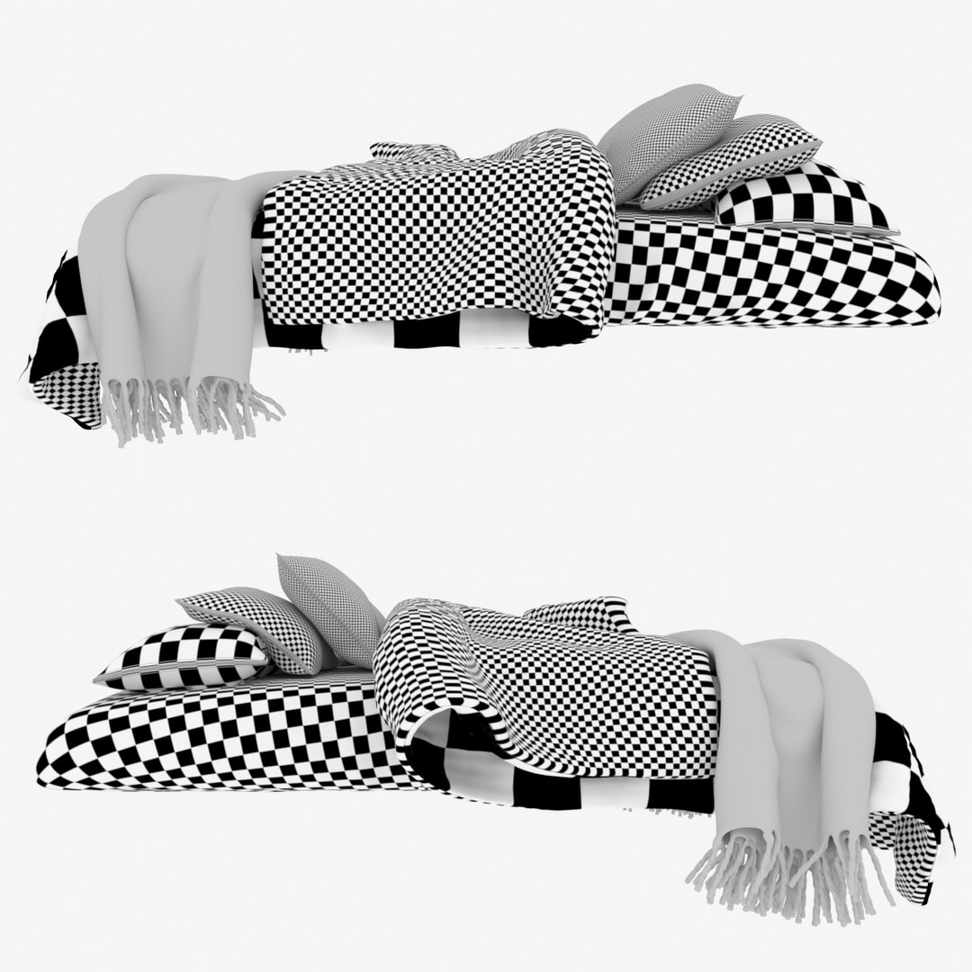 Bed Blanket 3D Model - TurboSquid 1386331