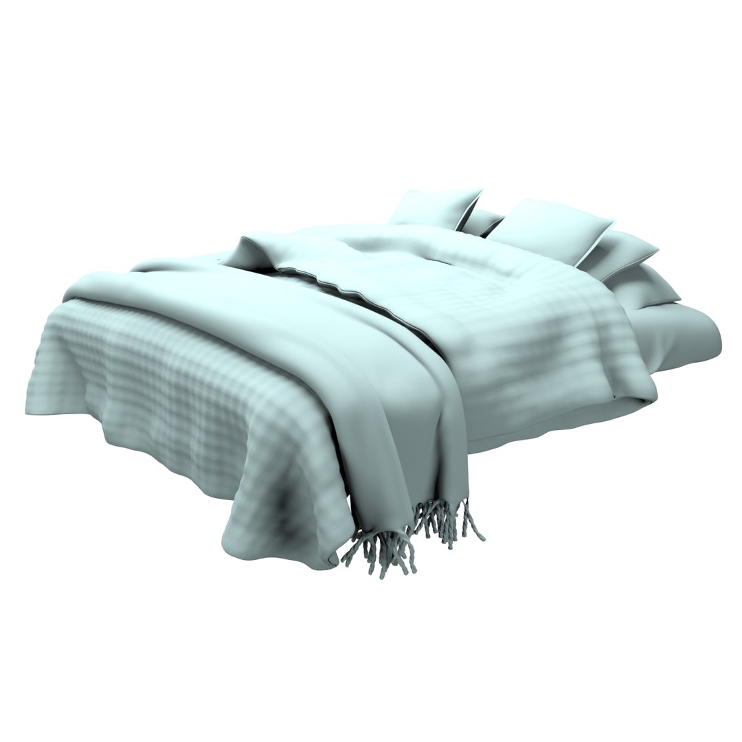 Bed Blanket 3D Model - TurboSquid 1386331