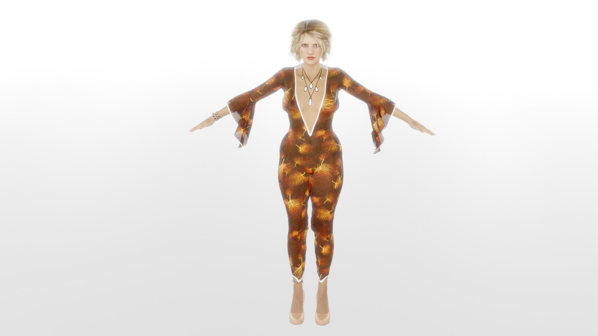 3D model Realistic Rigged Style Woman-Lizu Character 3D Model ...