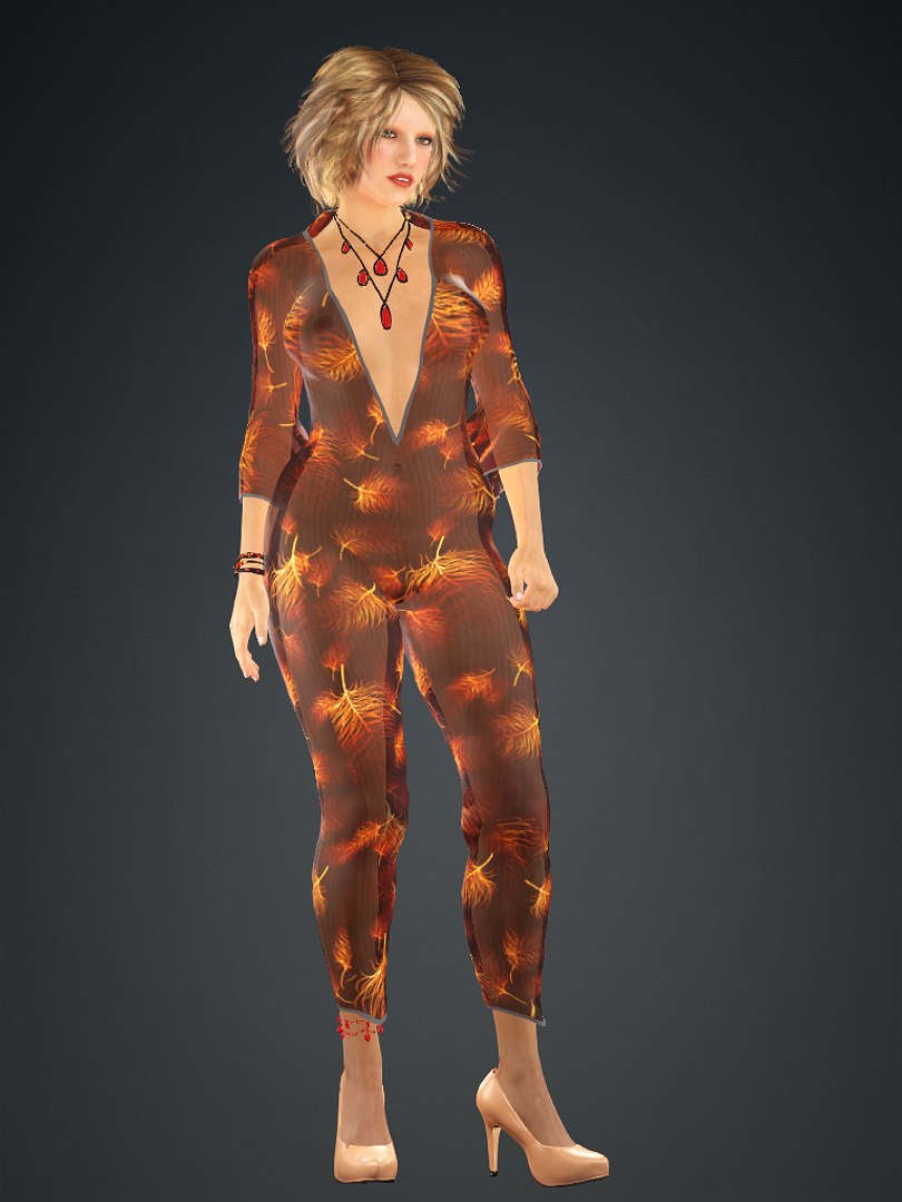 3D Model Realistic Rigged Style Woman-Lizu Character 3D Model - TurboSquid 2173097