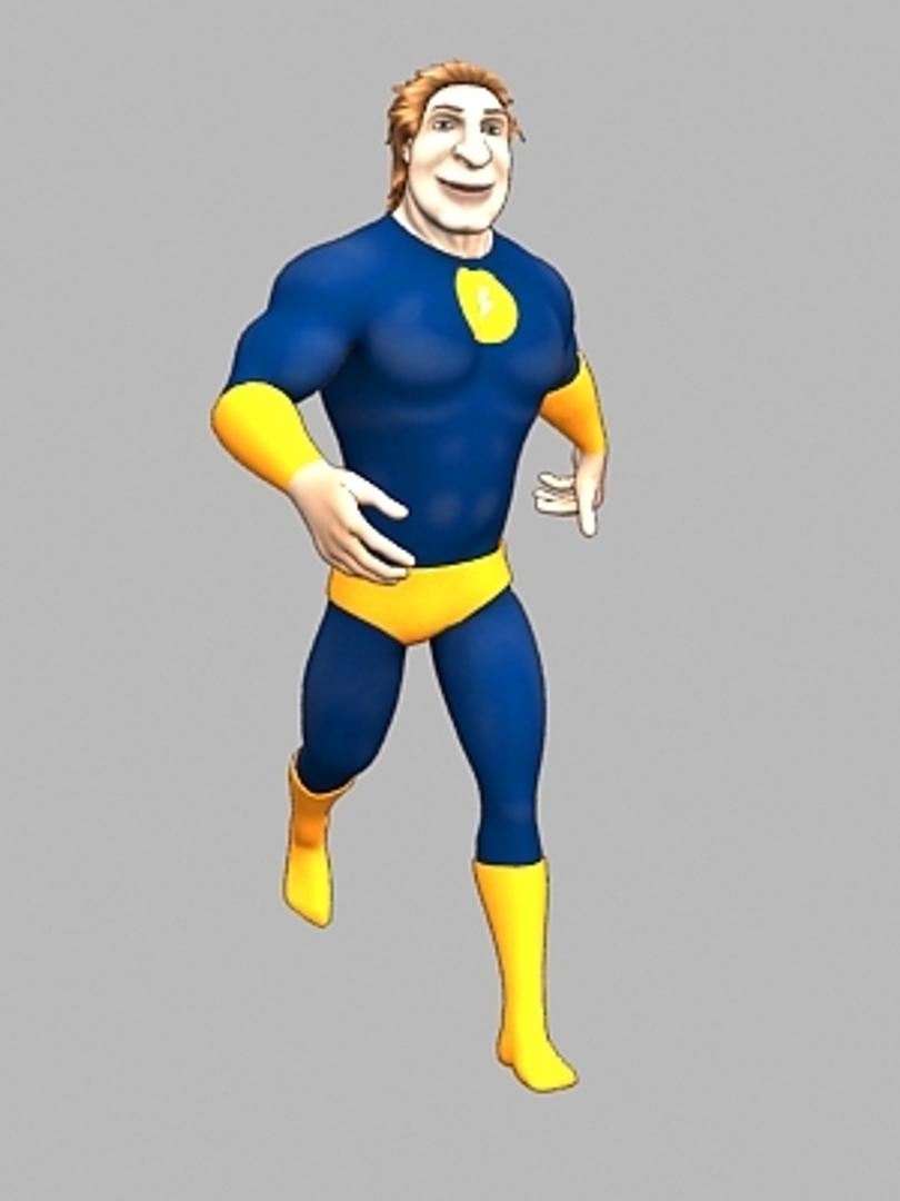 c4d character voltman