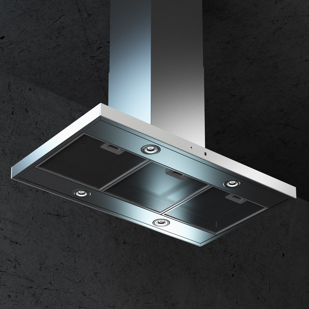 3D Kitchen Hood Model - TurboSquid 1349664