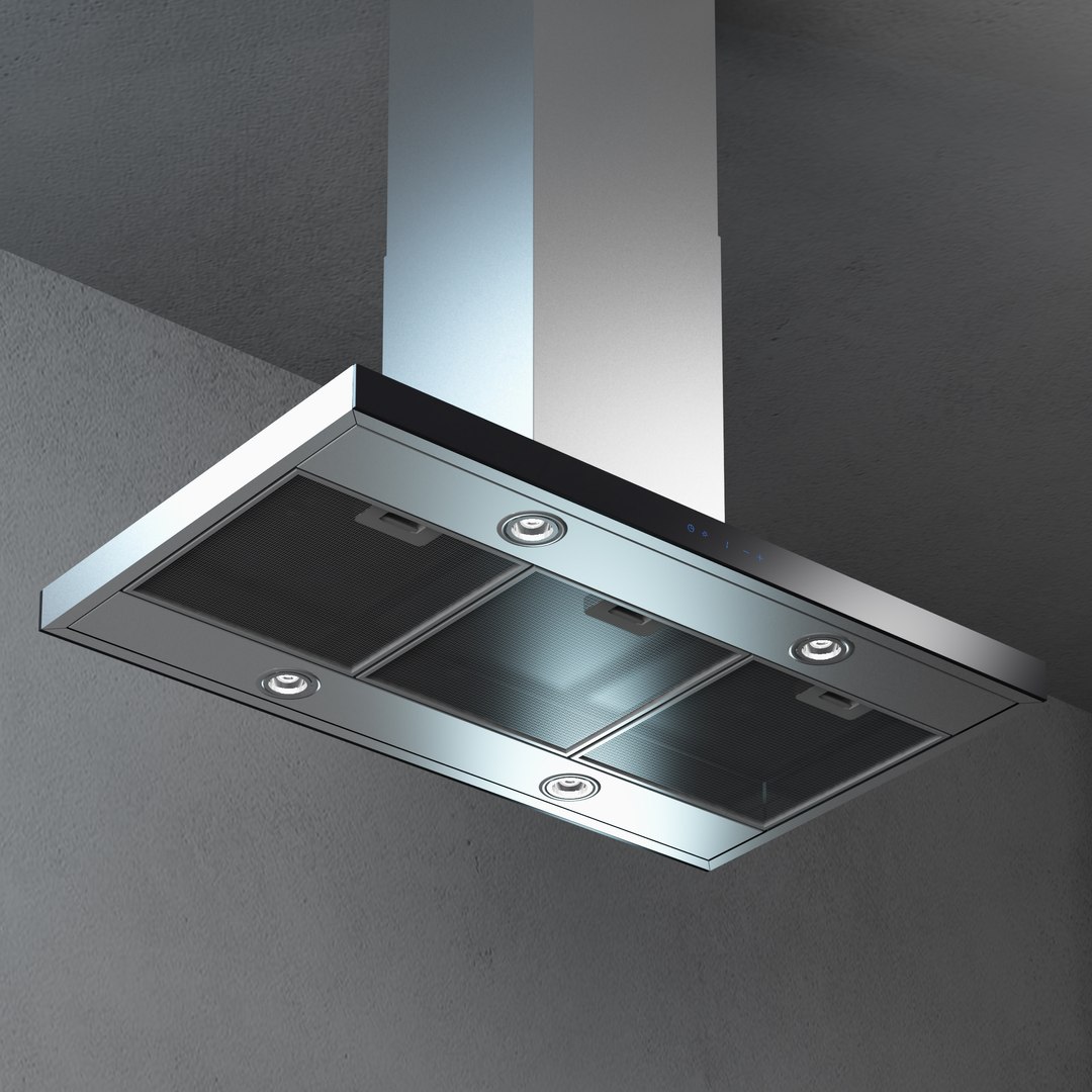 3D Kitchen Hood Model - TurboSquid 1349664