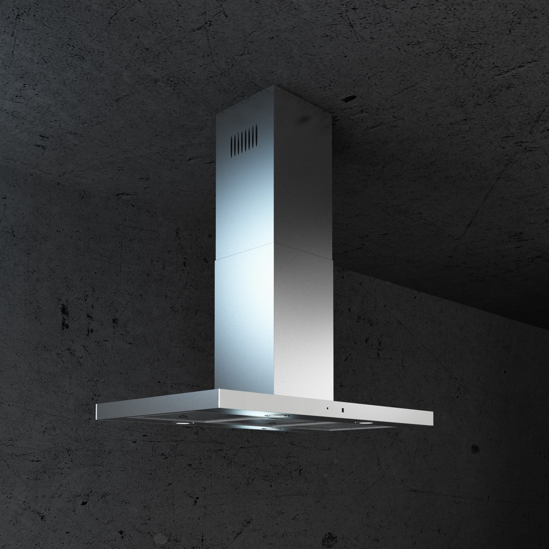 3D Kitchen Hood Model - TurboSquid 1349664