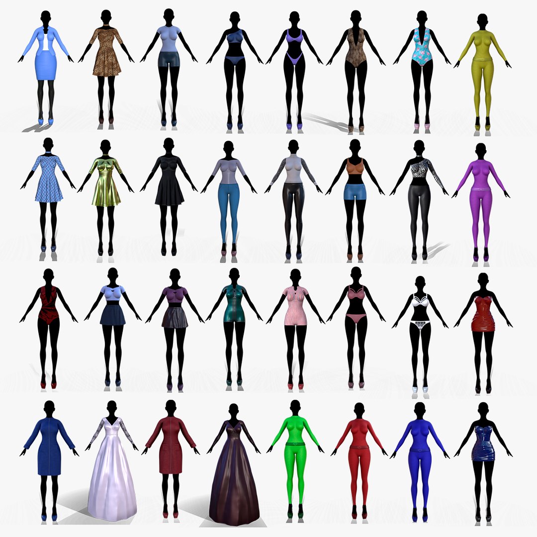 3D Cloth Pack - TurboSquid 1670783