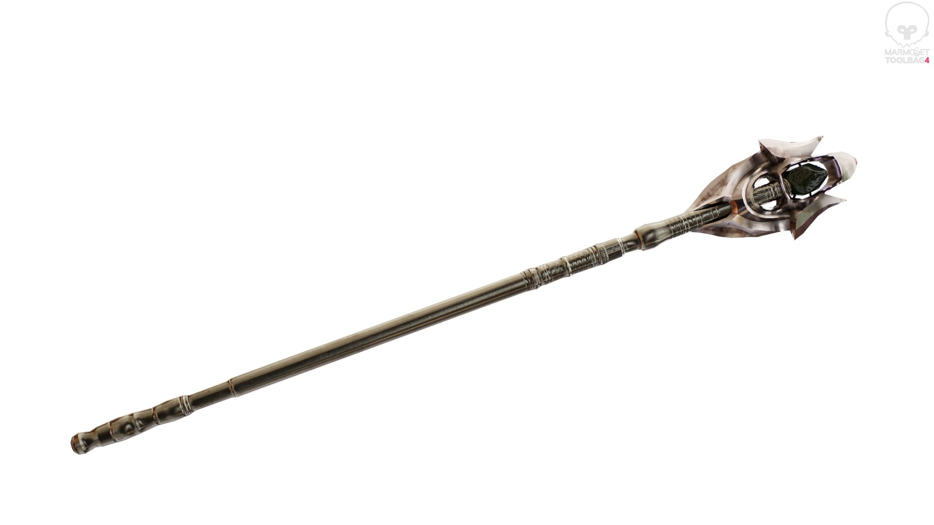 Witches Magic Staff Game Ready Low-poly 3D model 3D model - TurboSquid ...