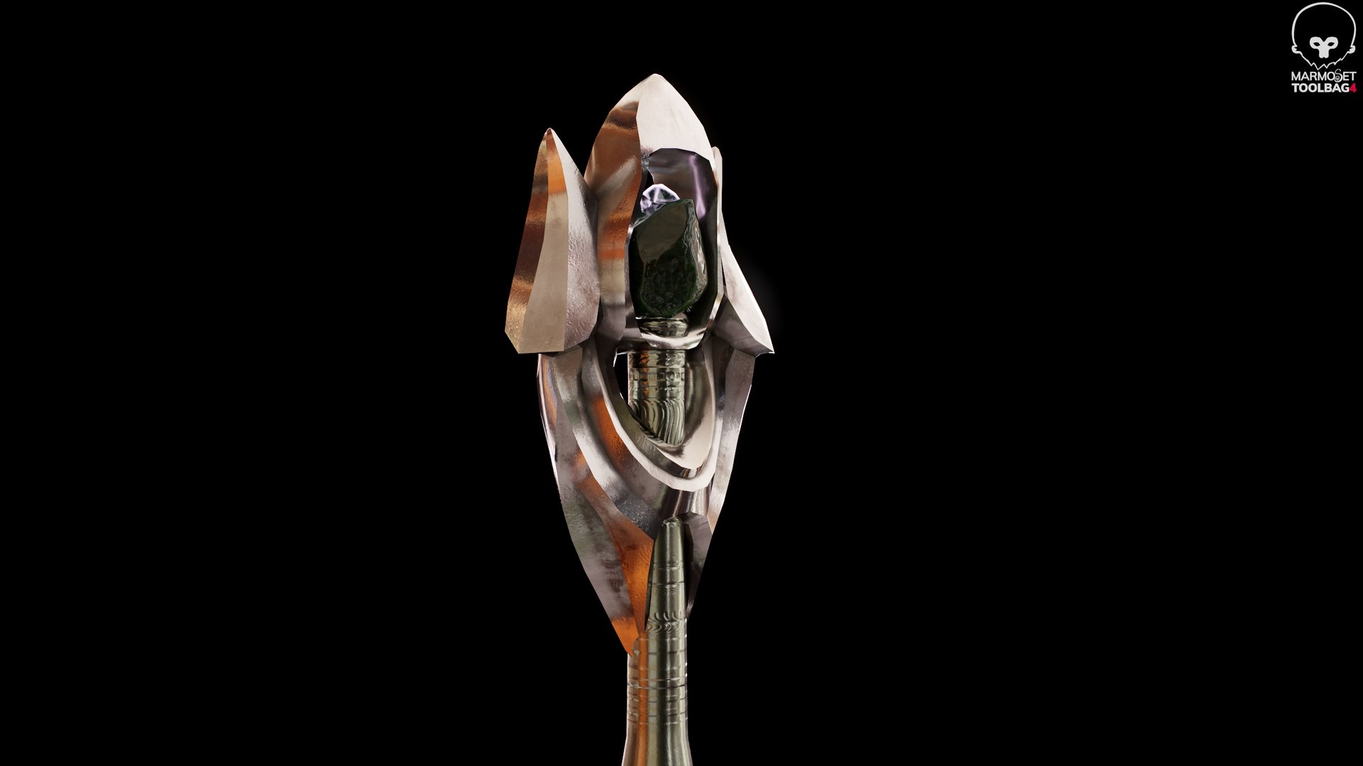 Witches Magic Staff Game Ready Low-poly 3D model 3D model - TurboSquid ...