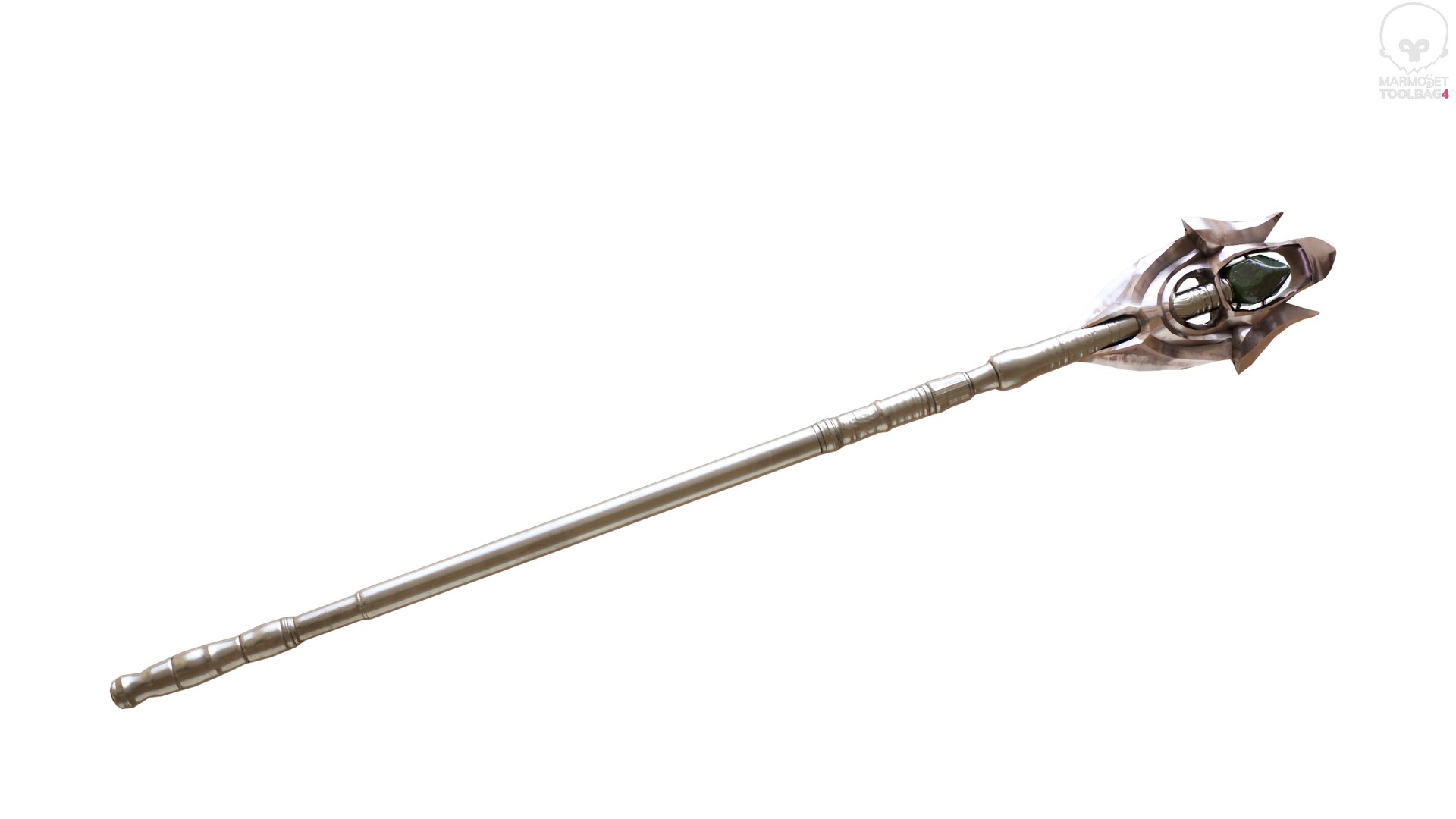 Witches Magic Staff Game Ready Low-poly 3D model 3D model - TurboSquid ...