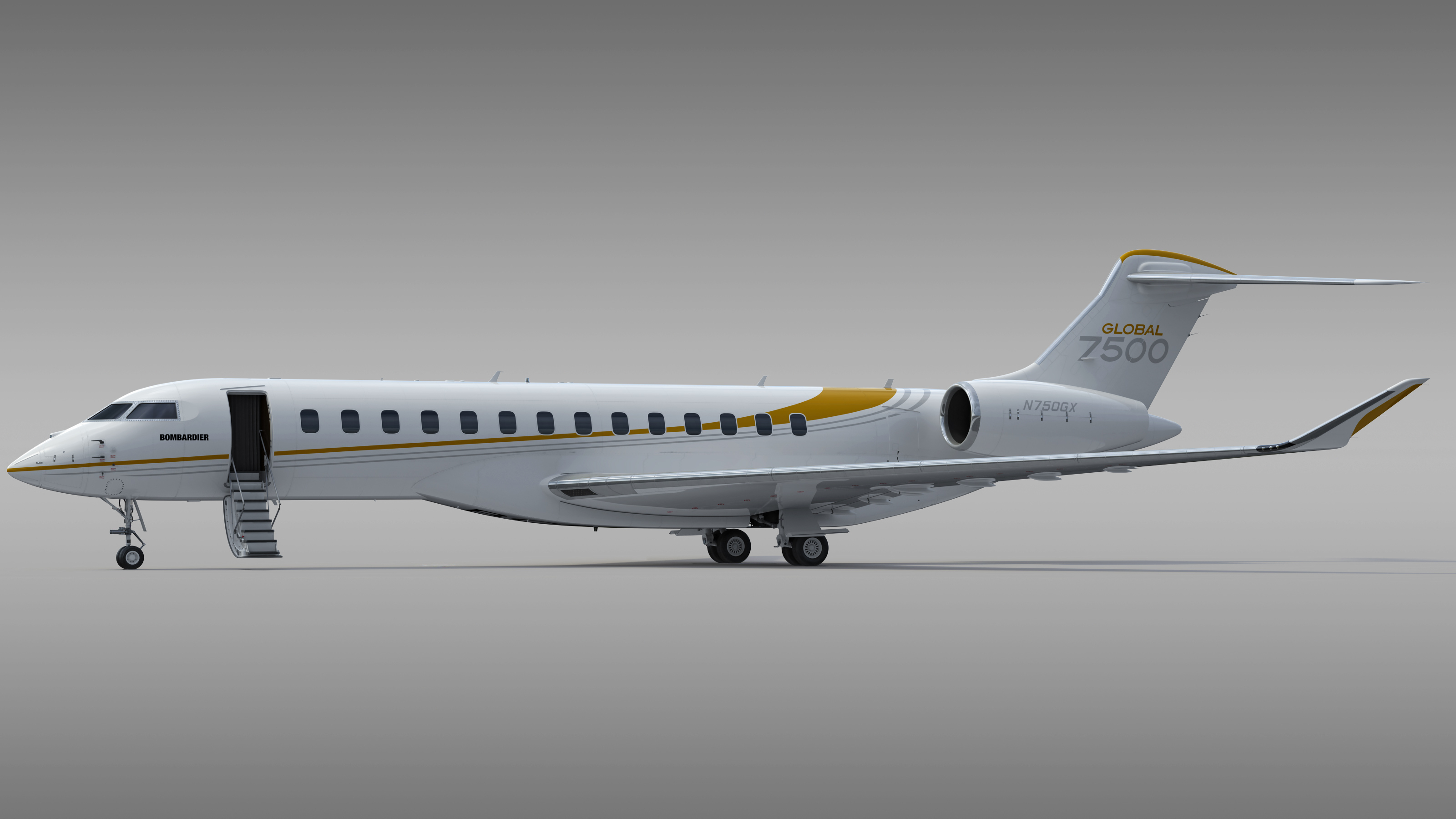 modelo 3d Bombardier Global 7500 Largest Business Jet - TurboSquid 2054932