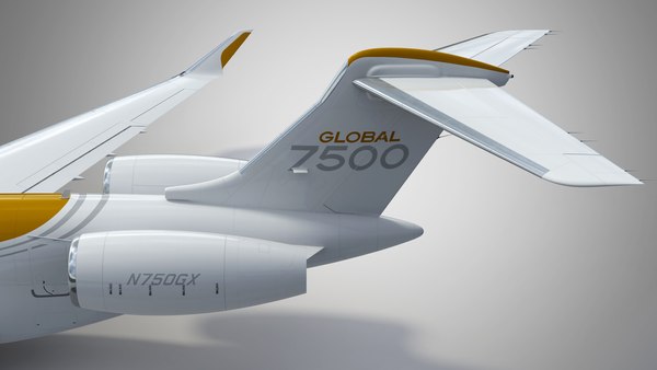 modelo 3d Bombardier Global 7500 Largest Business Jet - TurboSquid 2054932