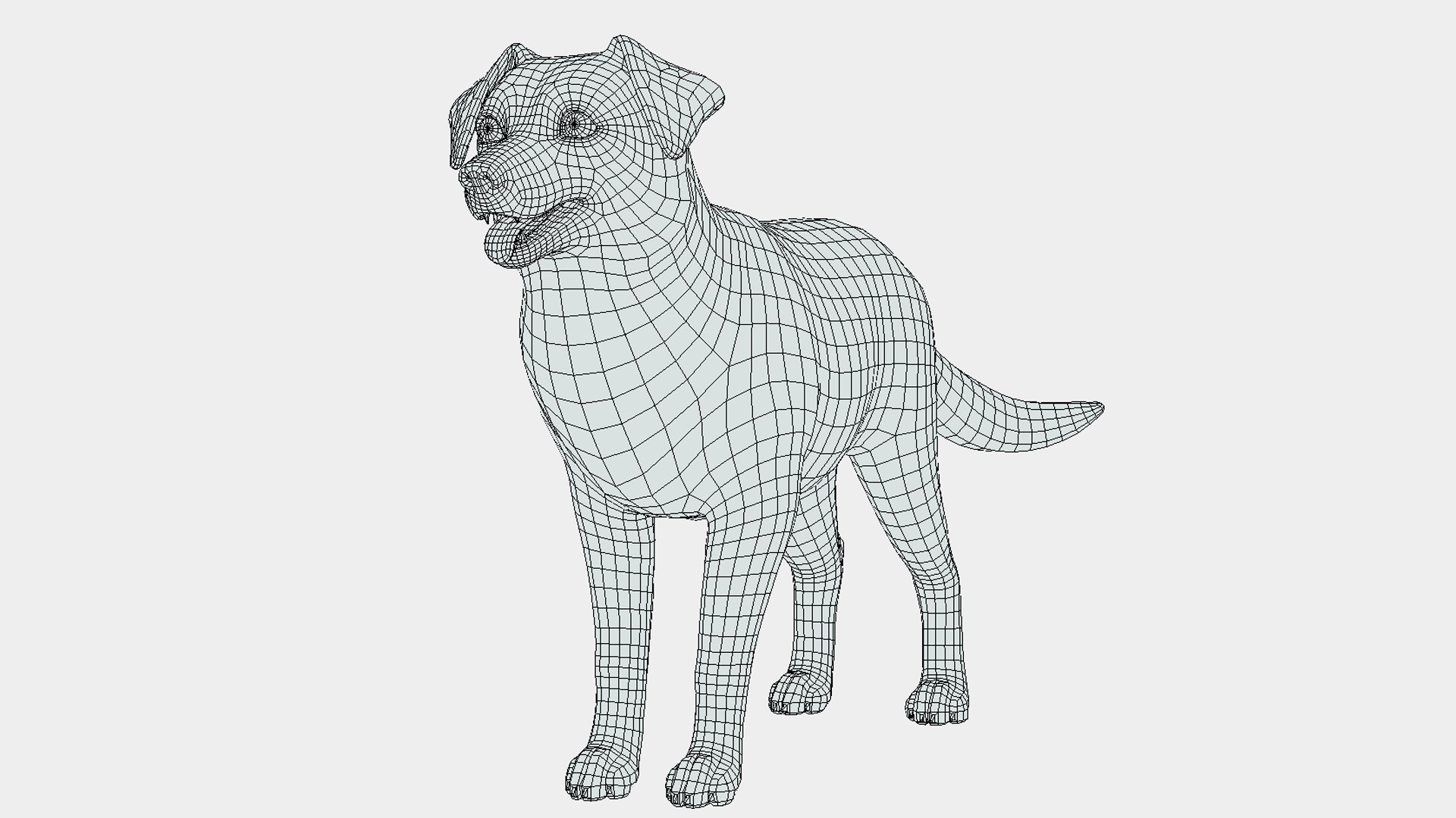 Cartoon Dog - Border Collie 3D Model - TurboSquid 2267007