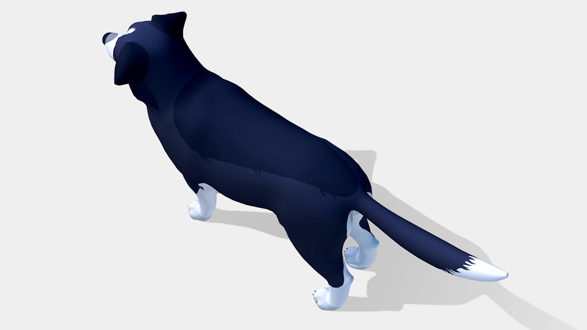 Cartoon Dog - Border Collie 3D Model - TurboSquid 2267007