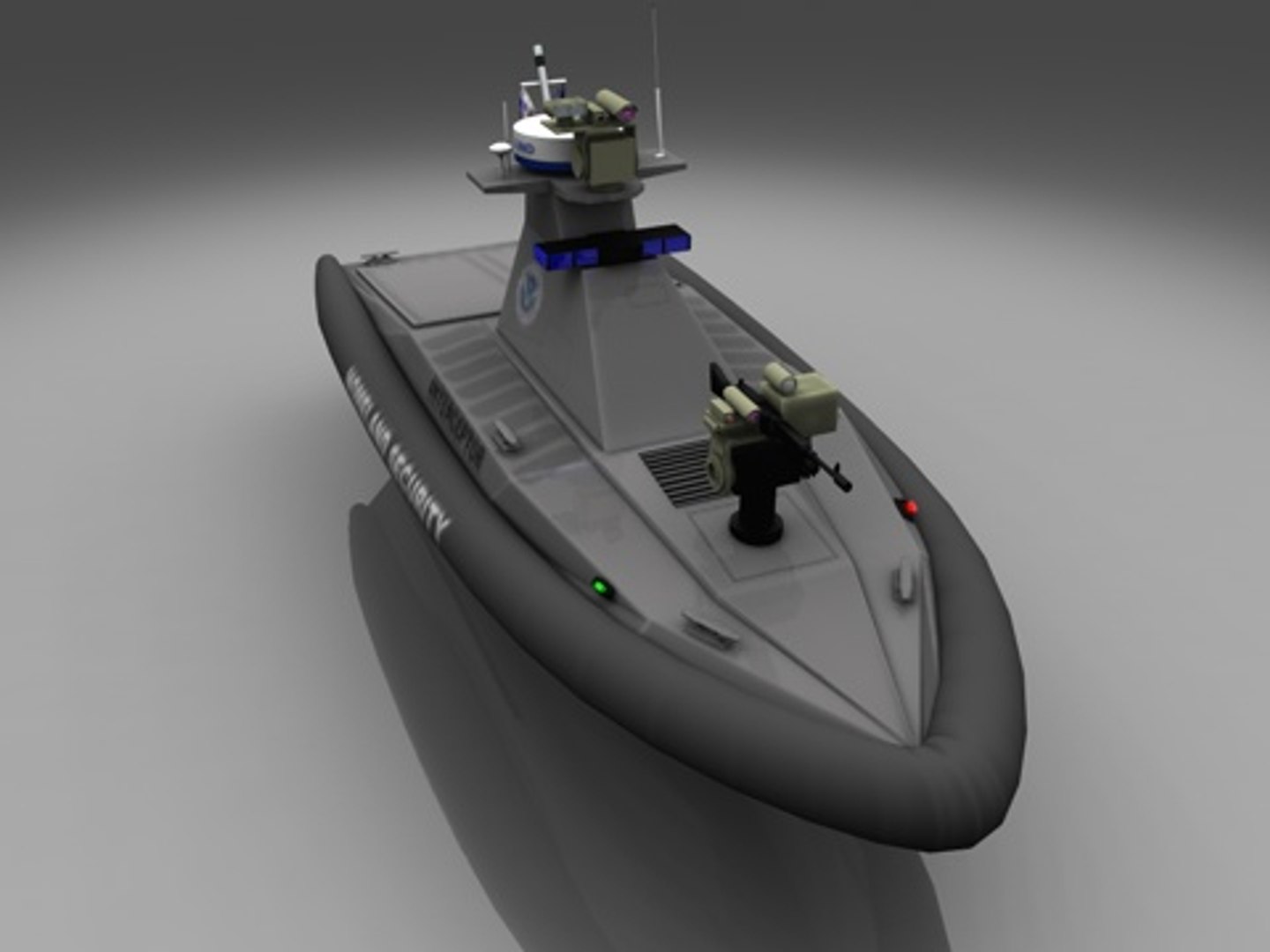 Homeland Security Patrol Boat C4d