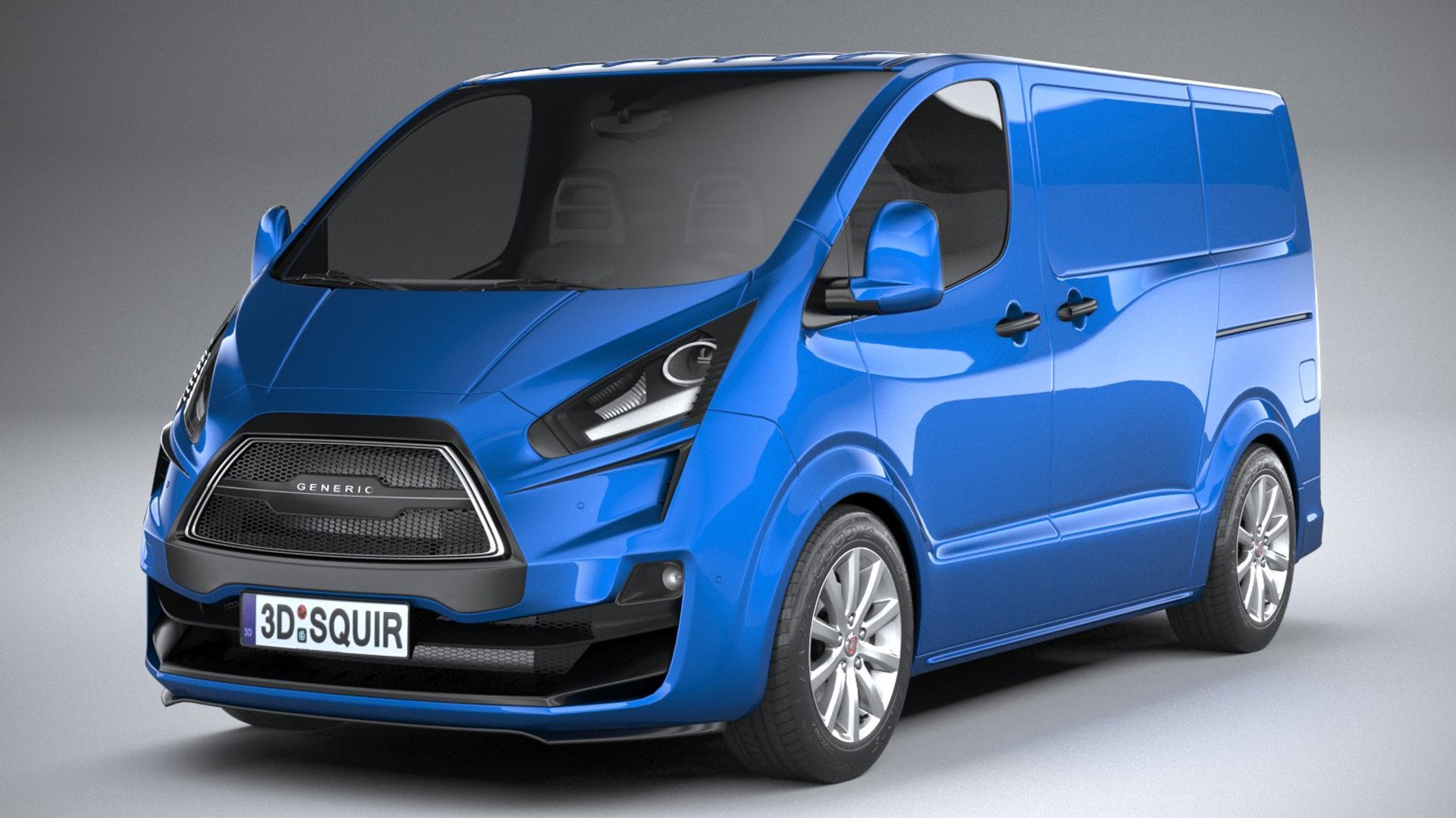 3D generic van medium model - TurboSquid 1498199
