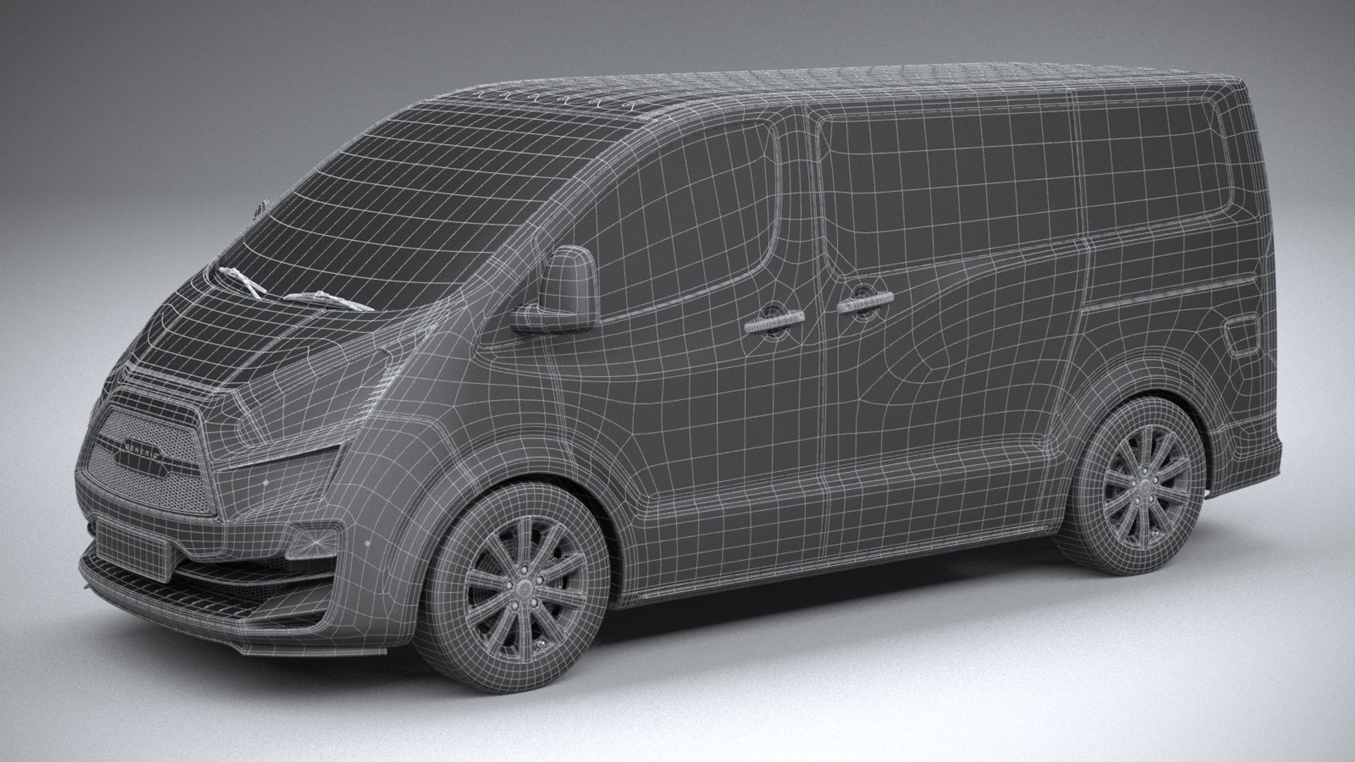 3D generic van medium model - TurboSquid 1498199