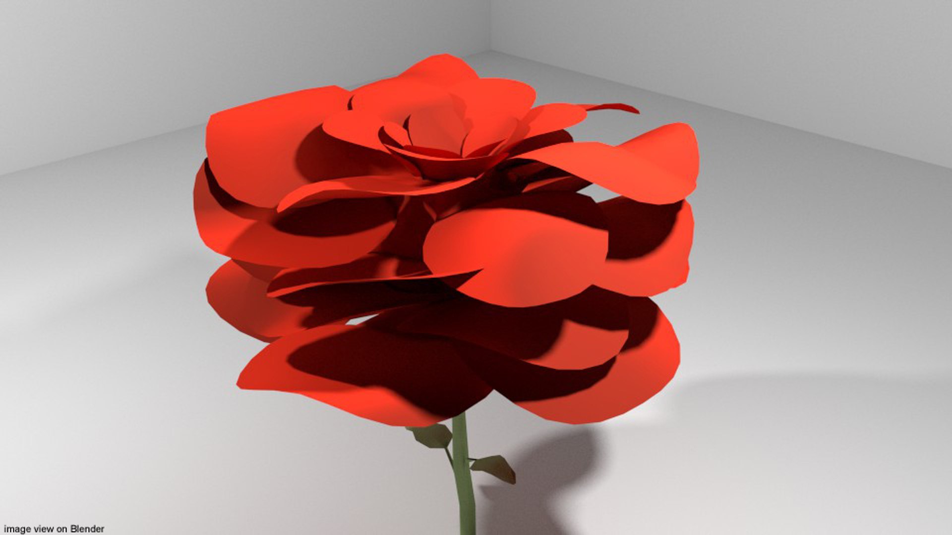Rose Flower 3D Model - TurboSquid 1180314