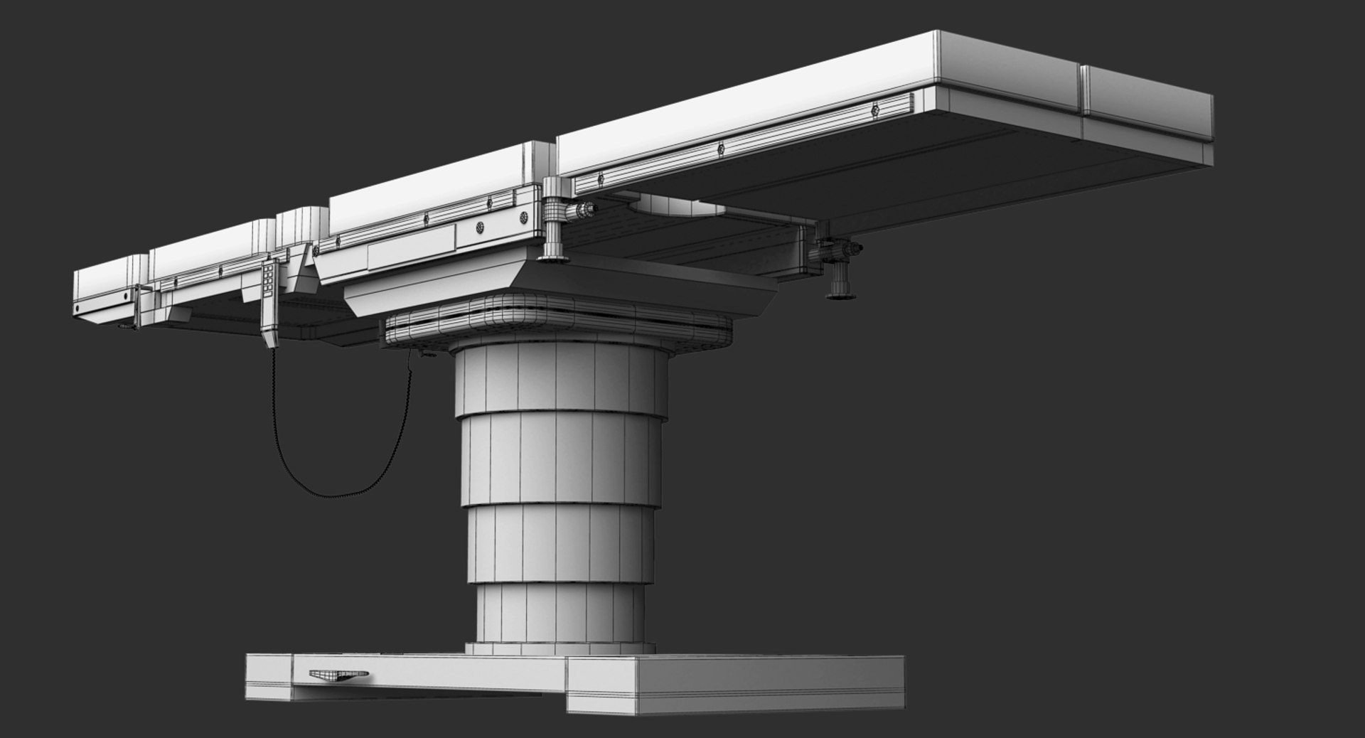 3D Realistic Operating Table Model - TurboSquid 1203689