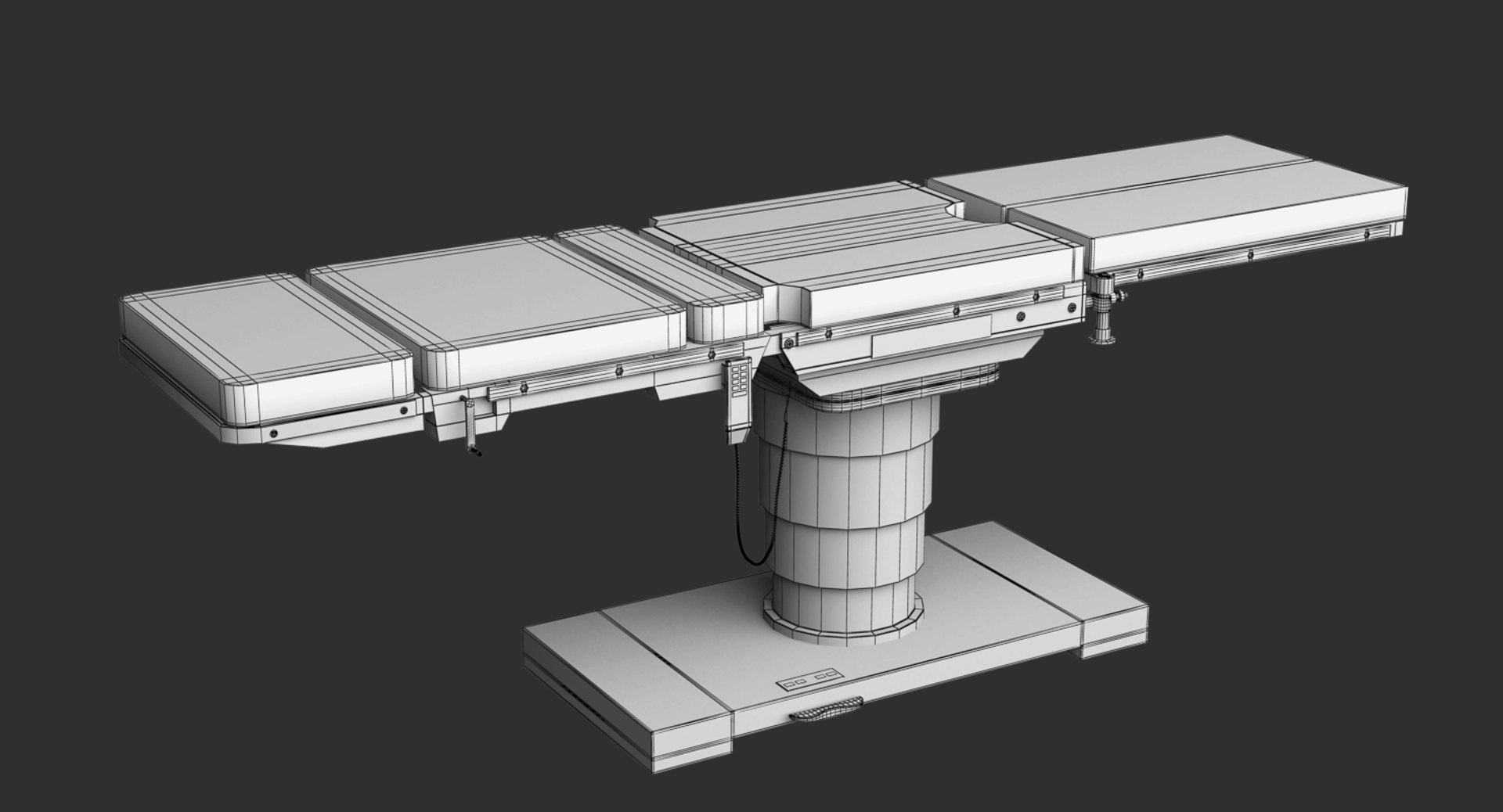 3D Realistic Operating Table Model - TurboSquid 1203689