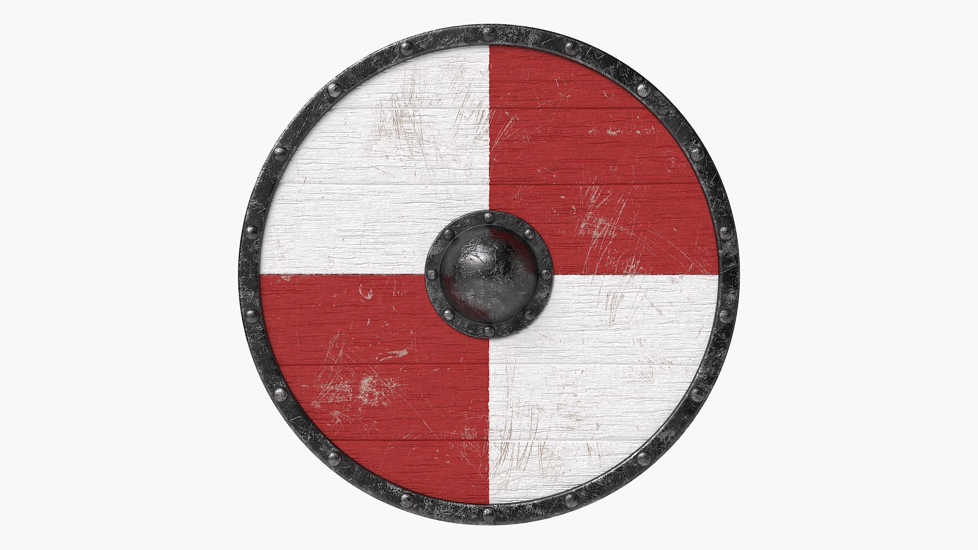3D Model Viking Shield V1 Design 2 - TurboSquid 2283970
