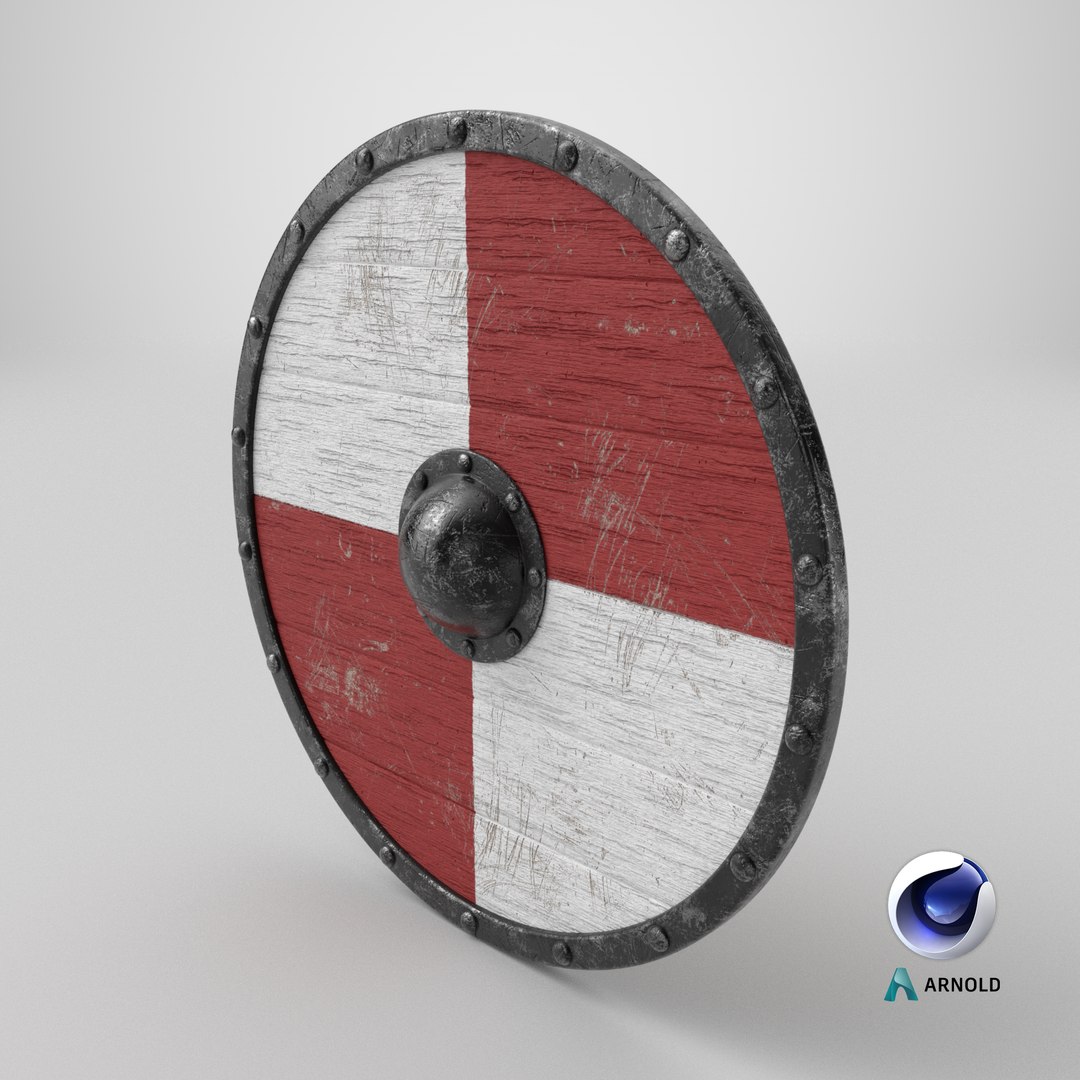 3D Model Viking Shield V1 Design 2 - TurboSquid 2283970