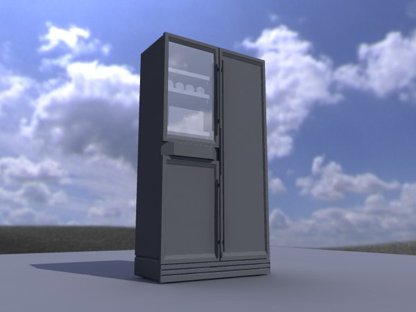 3d fridge model