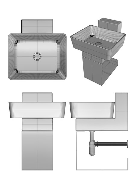 Basin 3D model - TurboSquid 1485891