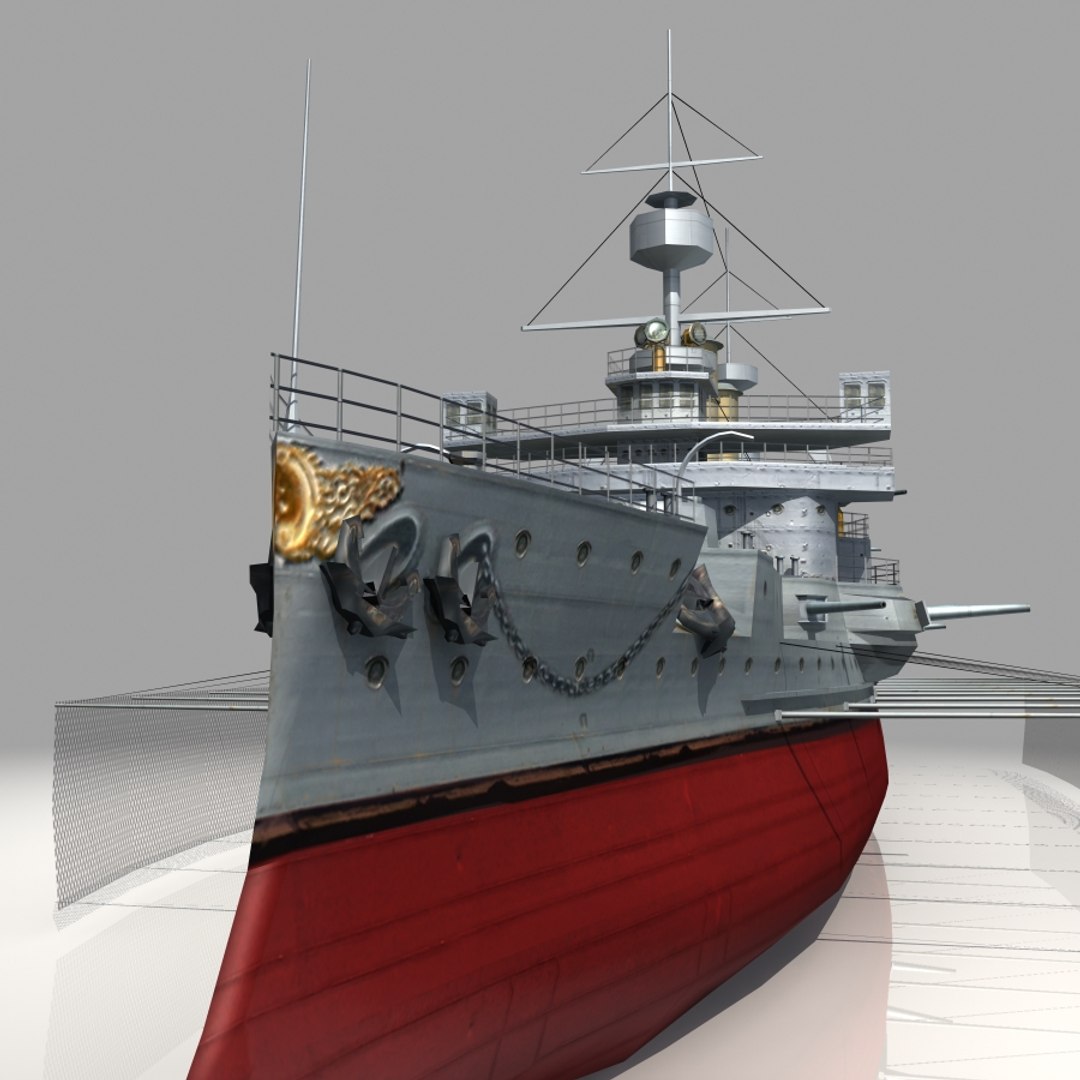 hms triumph battleship 3d max