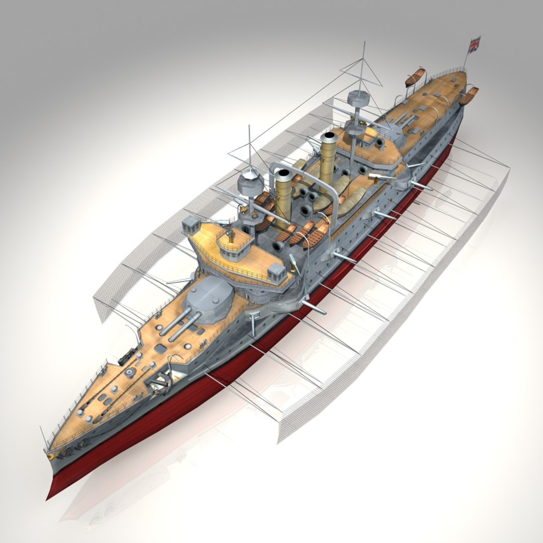 hms triumph battleship 3d max