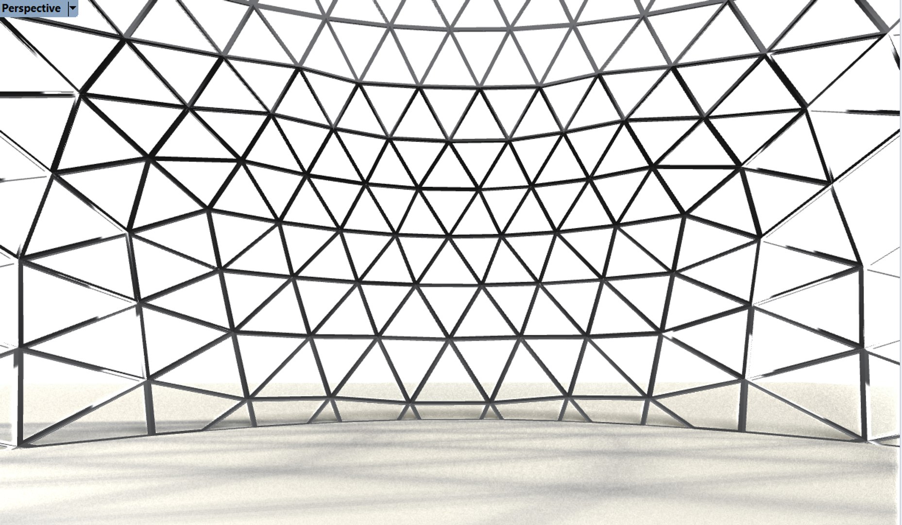3D Geodesic Dome - TurboSquid 1711064