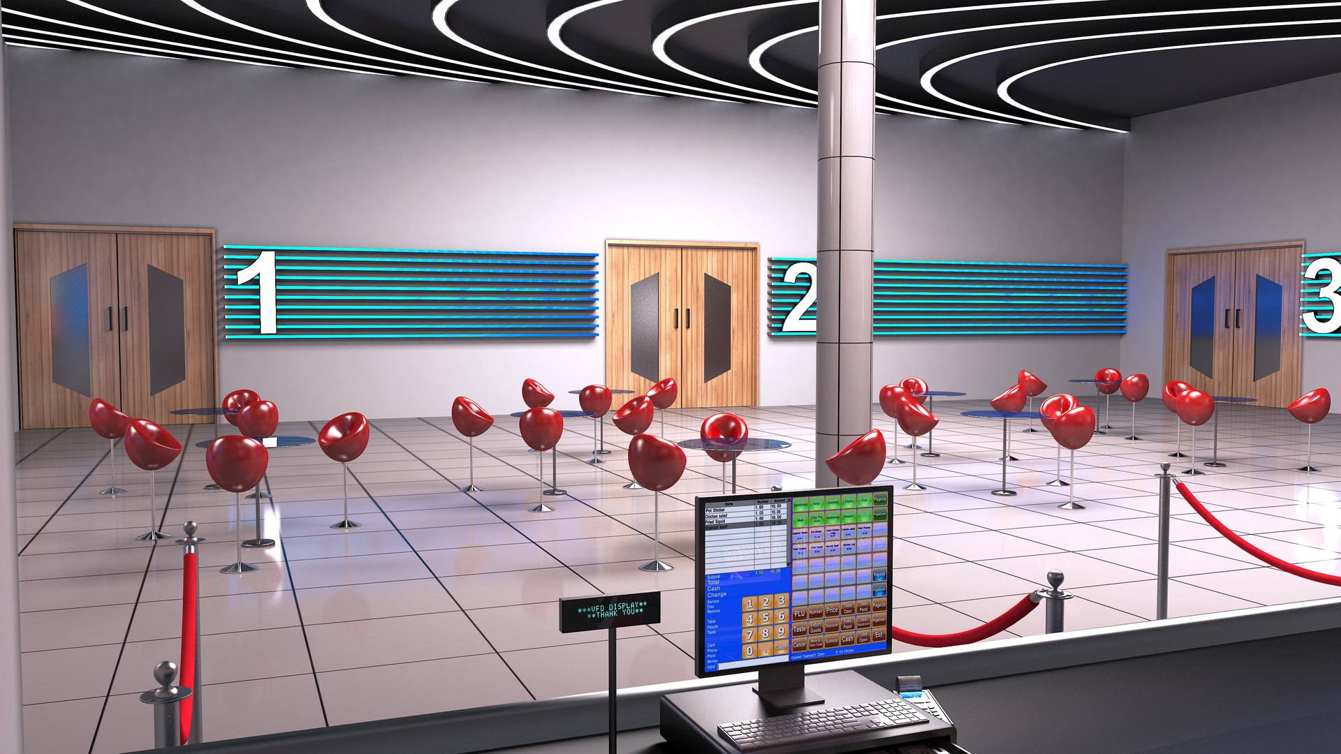 Cinema Lobby Model - TurboSquid 2088507