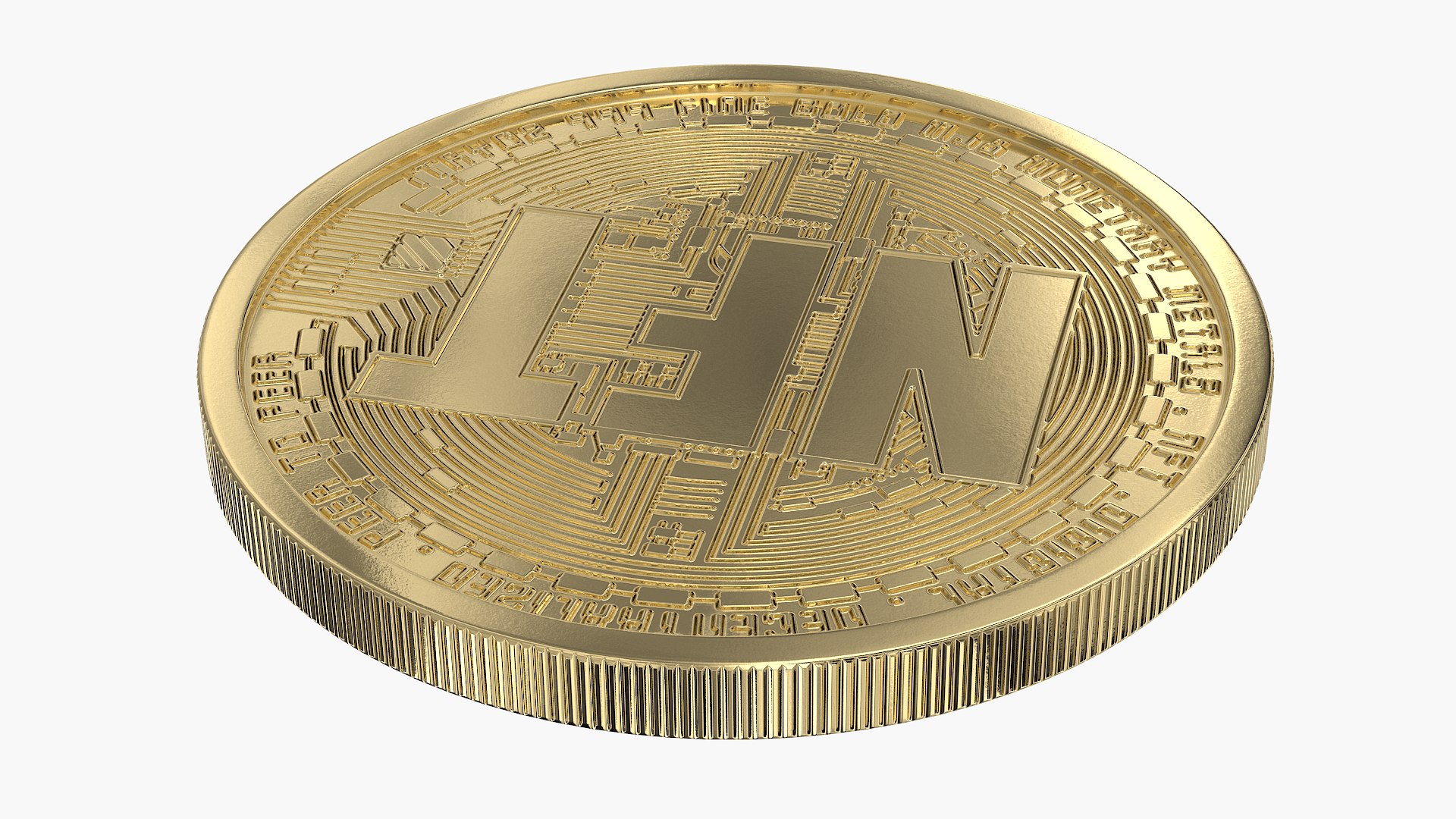 3D NFT Gold Coin - TurboSquid 2276127