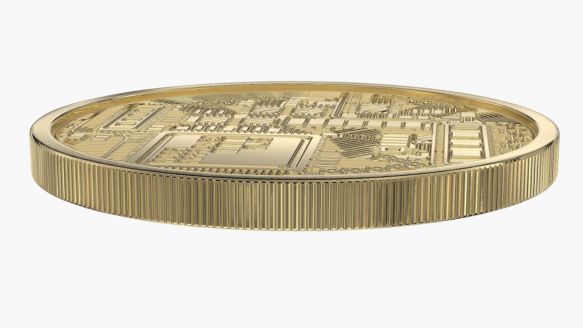 3D NFT Gold Coin - TurboSquid 2276127