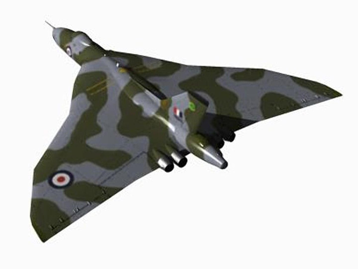 avro vulcan 3d model