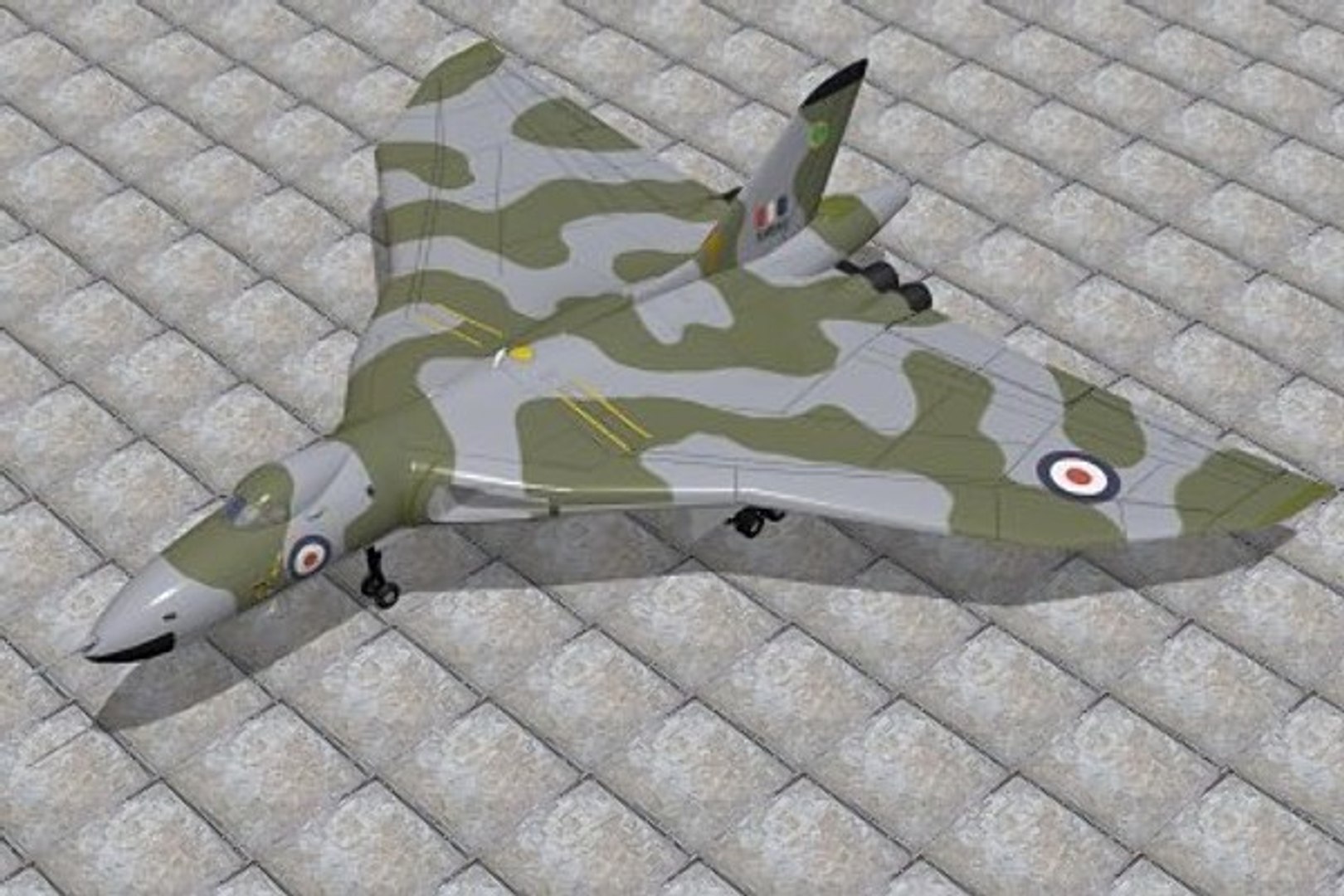 avro vulcan 3d model
