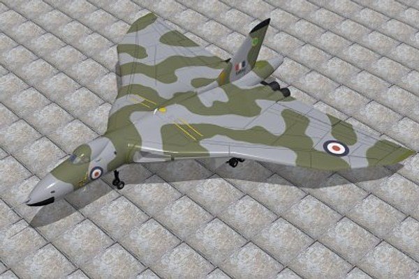avro vulcan 3d model