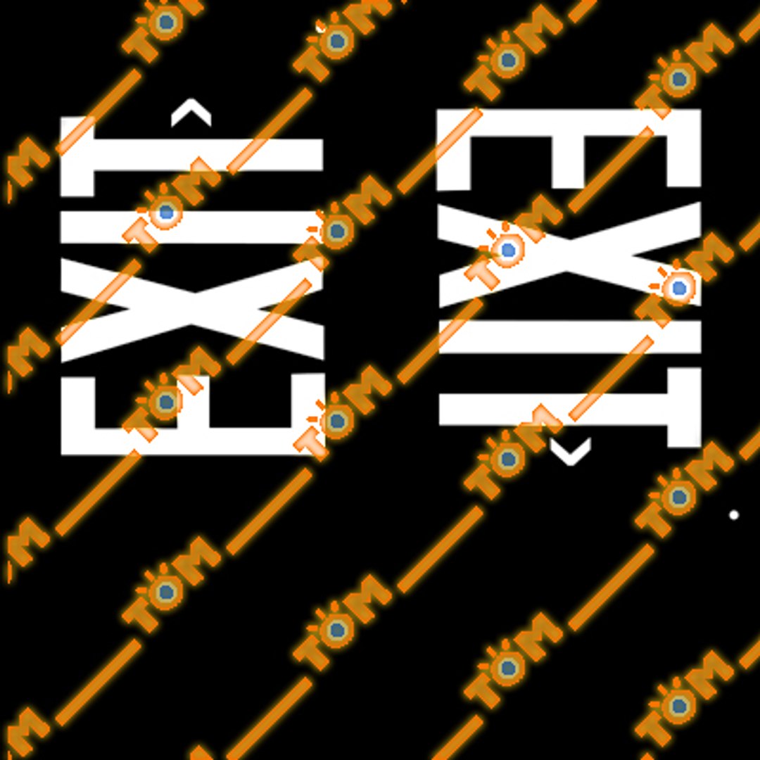 Exit Sign 3d Obj