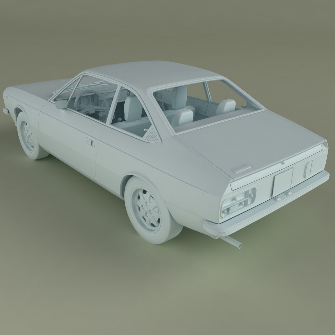 3D Lancia Beta Coupe - TurboSquid 2060407