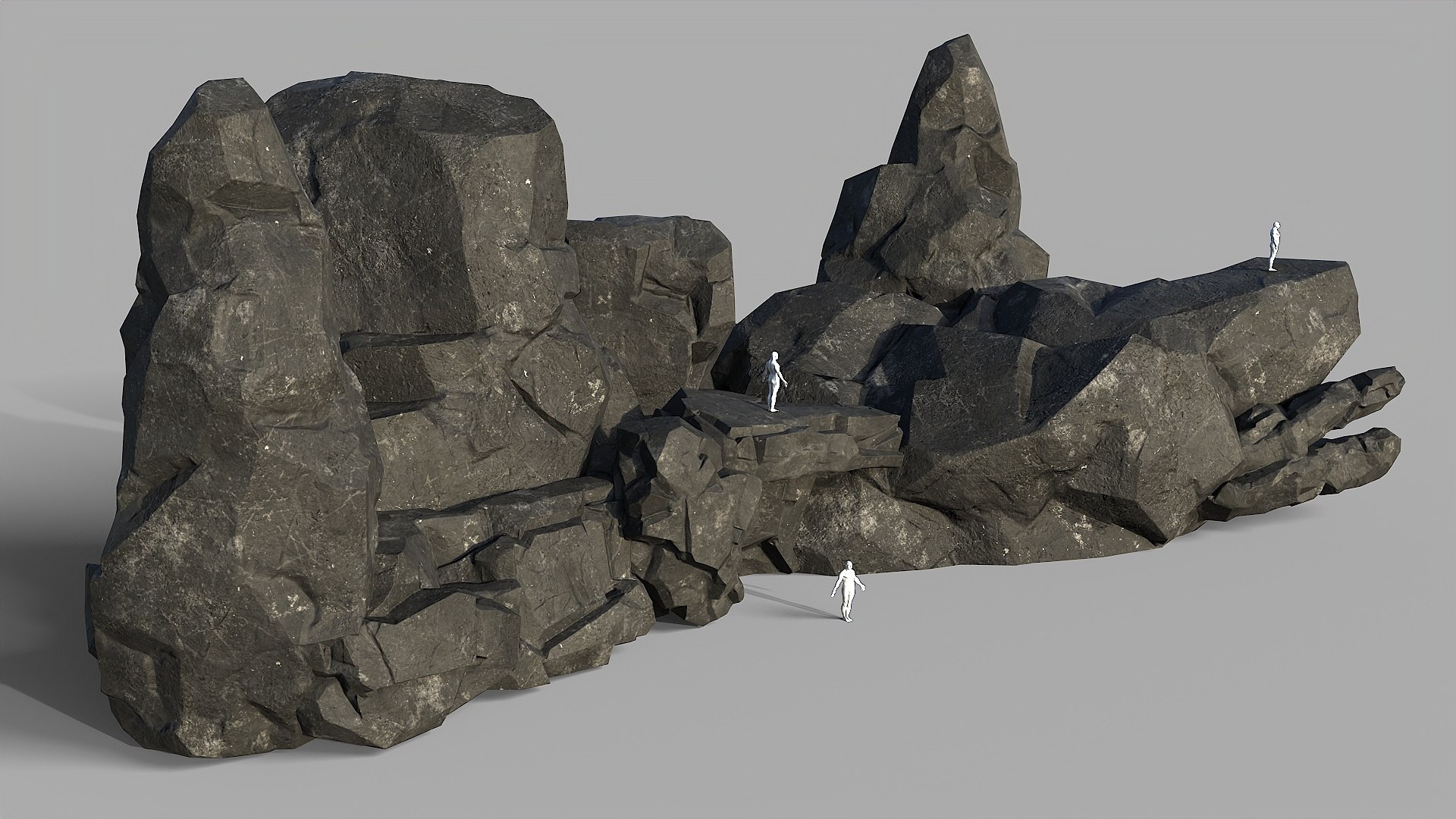 3D Mountain Rock Pbr Pack 08 Model - TurboSquid 2139534