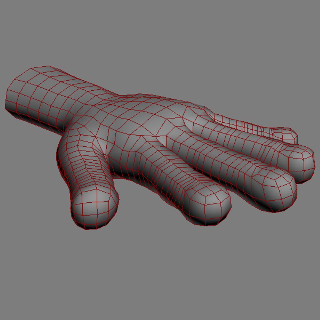 3ds Max Cartoon Hand
