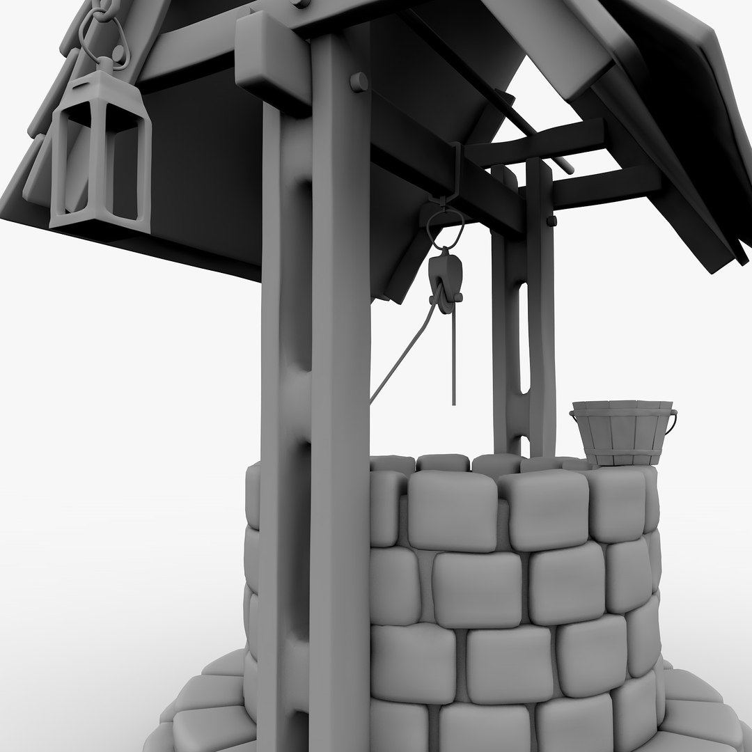 3d model old water