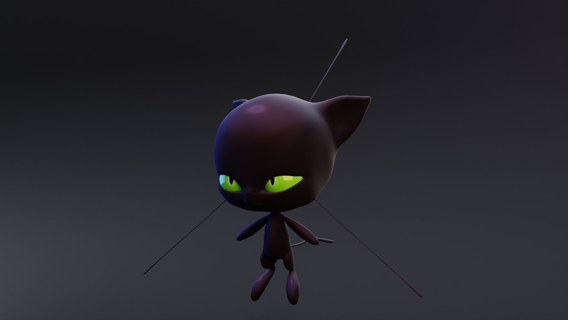 3D Kwami Plagg Rigged Model - TurboSquid 2082509